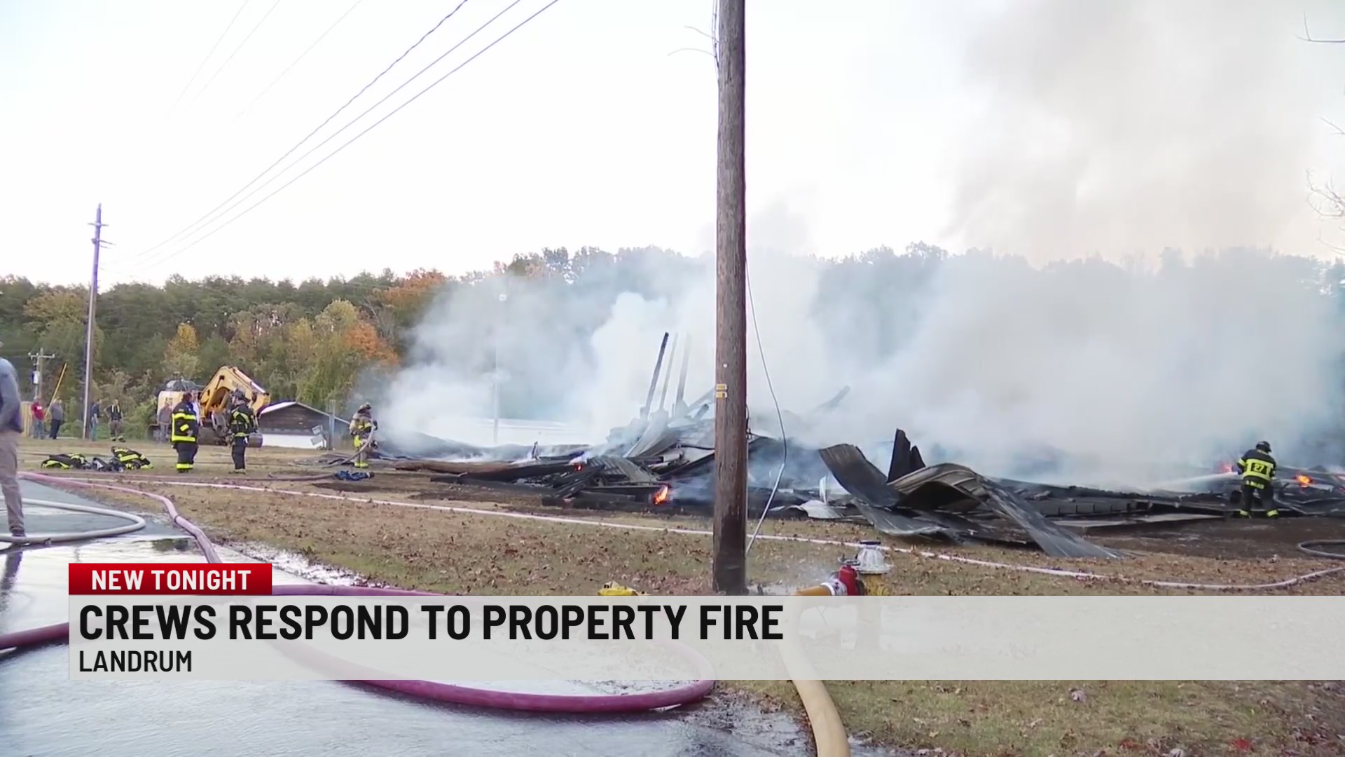 Grass fire destroys building near NC/SC border – WSPA 7NEWS