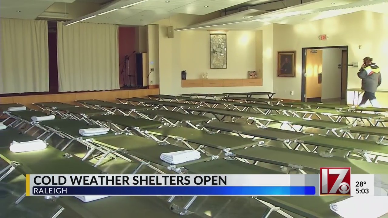 Cold weather shelters open in Raleigh as artic air hits the Triangle ...