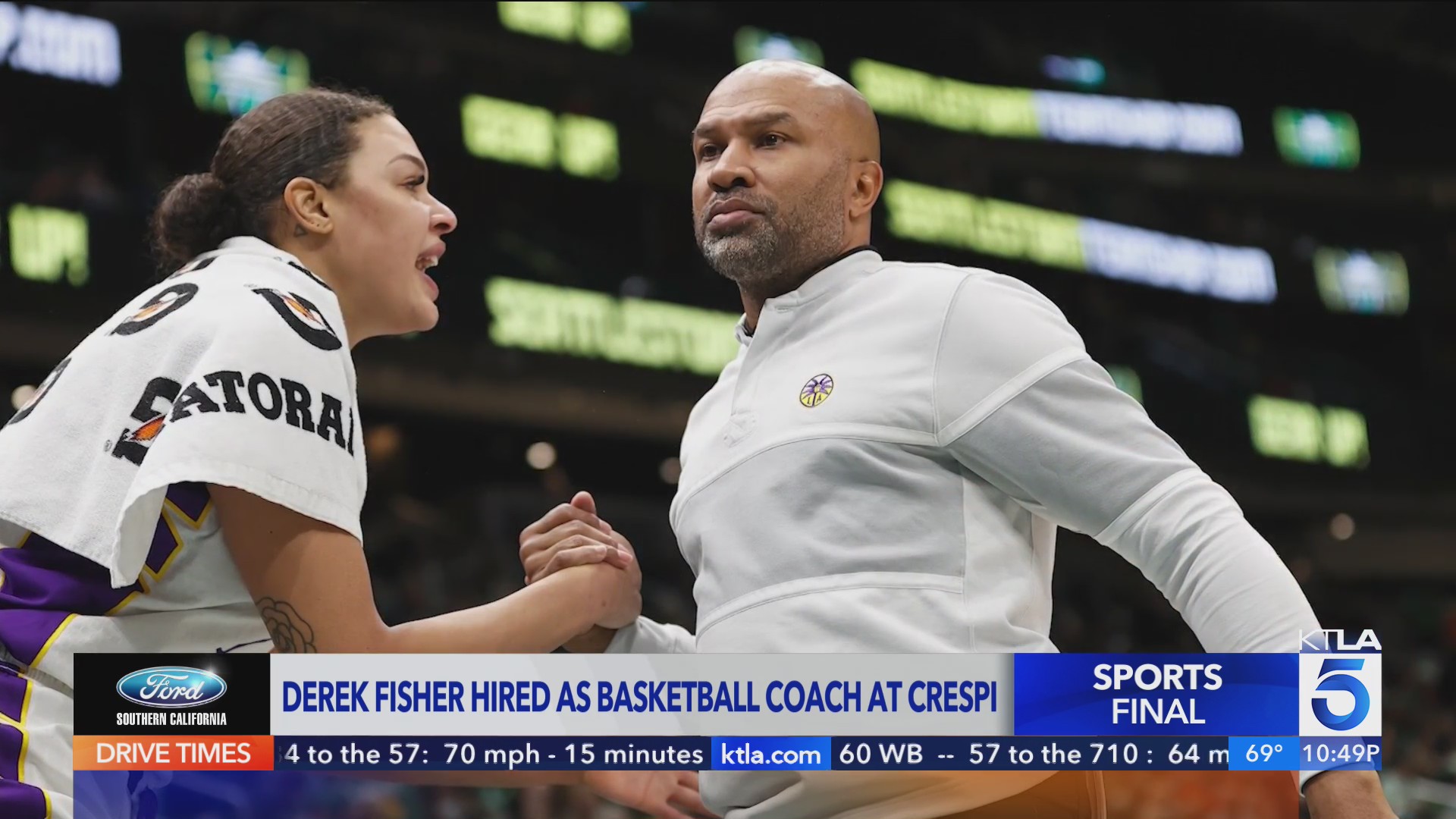 Former Laker Derek Fisher named head coach of Crespi High School ...