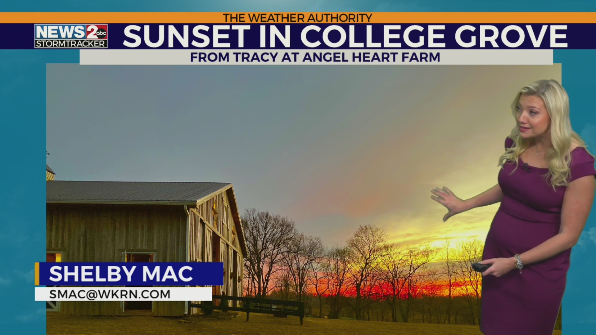 Sunset at Angel Heart Farm – WKRN News 2