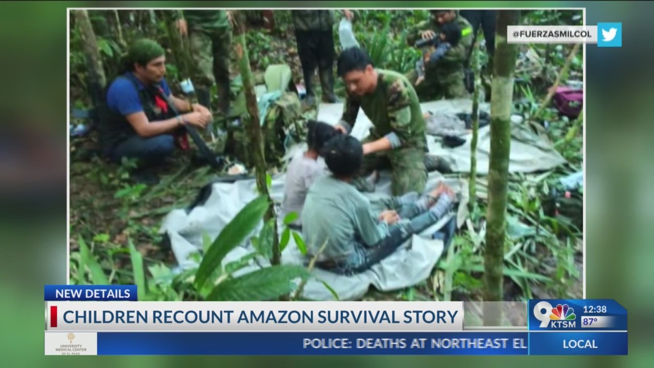 Four children recount Amazon rainforest survival story – KTSM 9 News