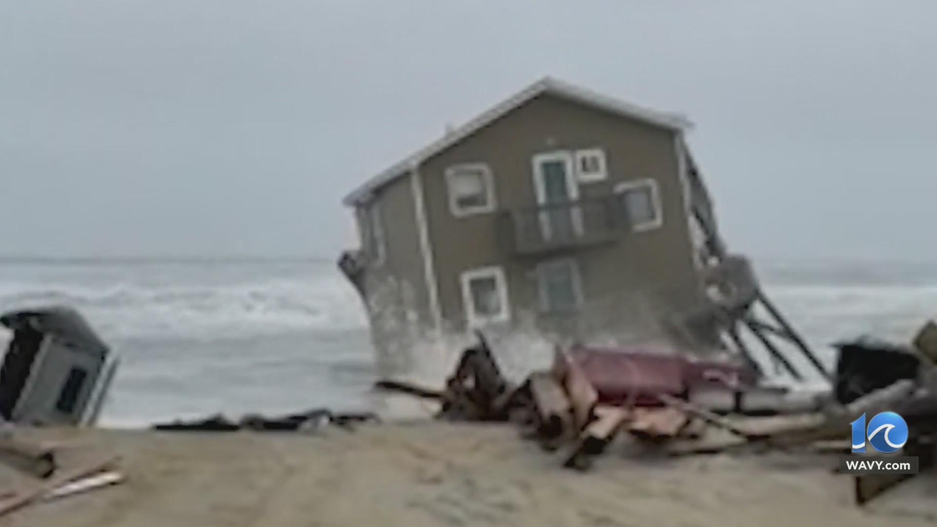 Eroding OBX beach a ticking tide bomb for homes – WAVY.com