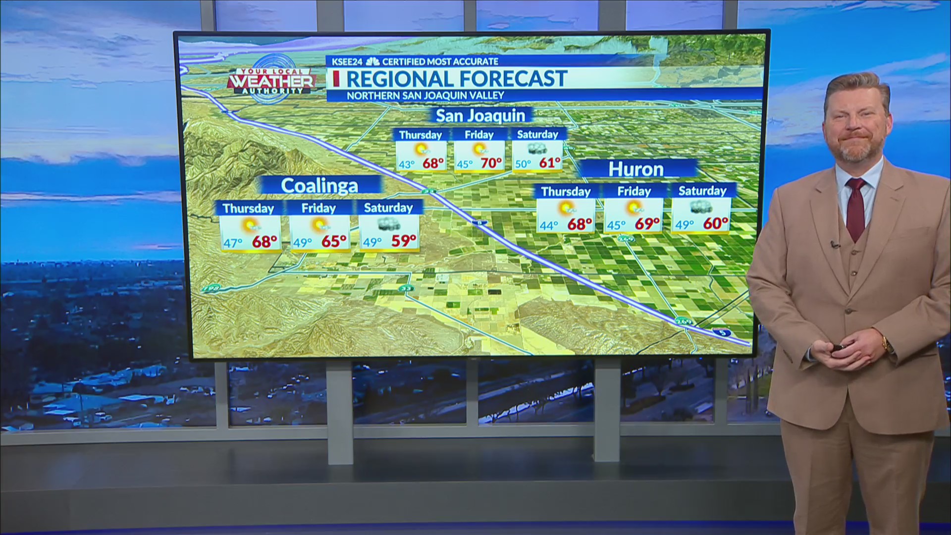 AJ’s North Valley Forecast – CBS47 and KSEE24 | News from YourCentralValley.com