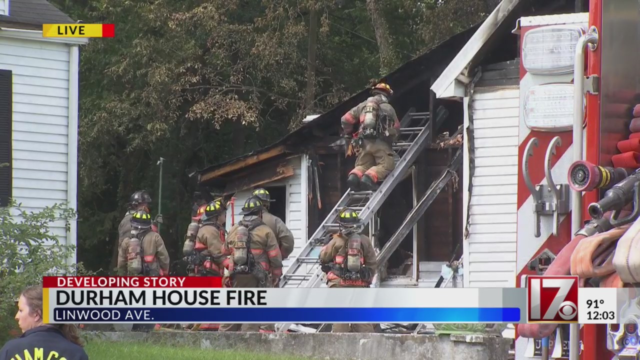 34 firefighters extinguish giant Durham blaze, officials say – CBS17.com