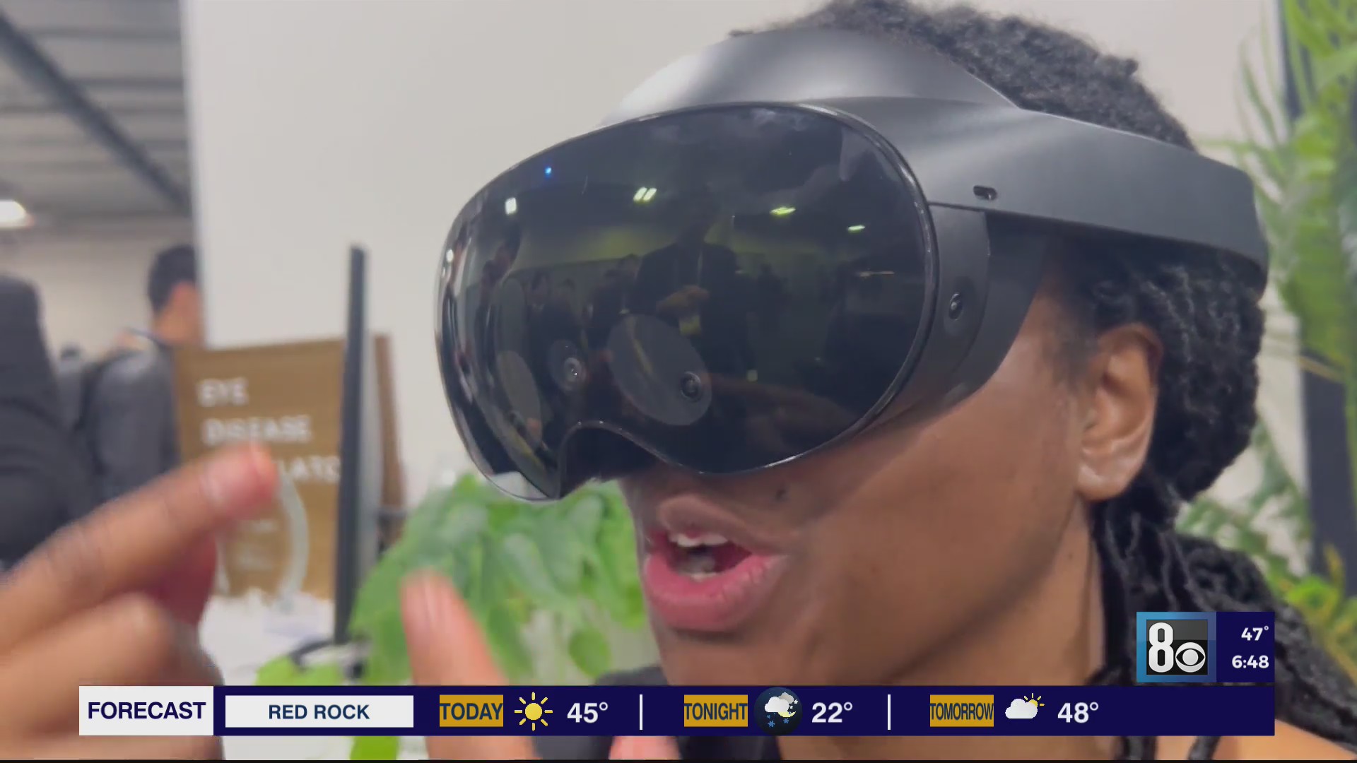 High-tech headset provides closer look at vision loss at CES in Las ...