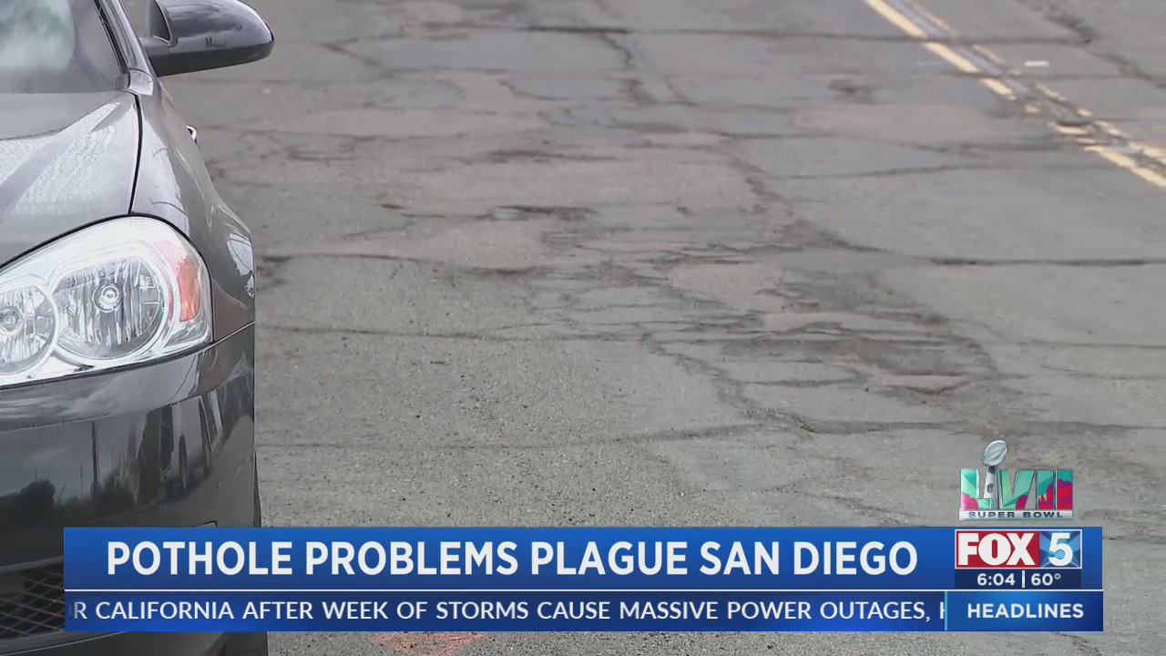 Pothole Problems Plague San Diego – FOX 5 San Diego & KUSI News