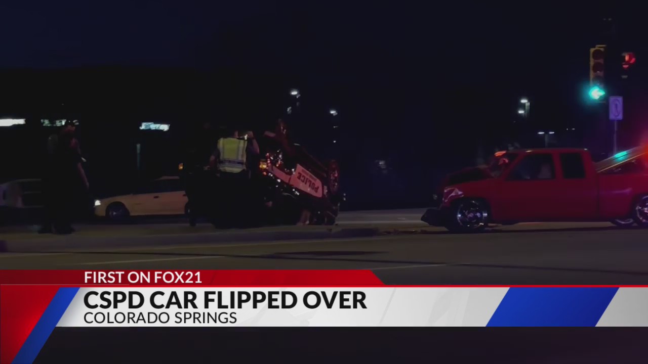 UPDATE: Driver ran red light before hitting CSPD vehicle – FOX21 News ...