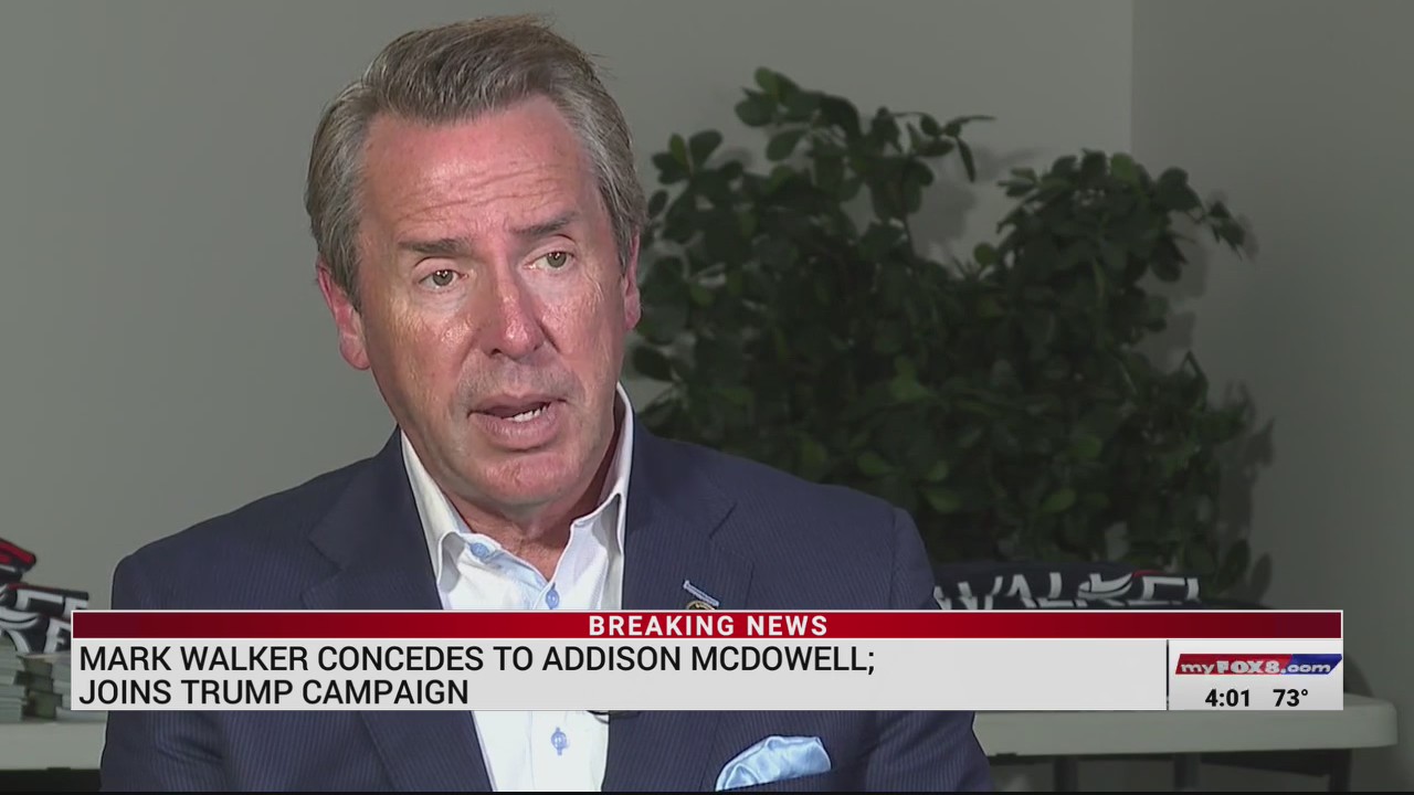 Mark Walker concedes to Addison McDowell, joins Trump campaign – FOX8 WGHP
