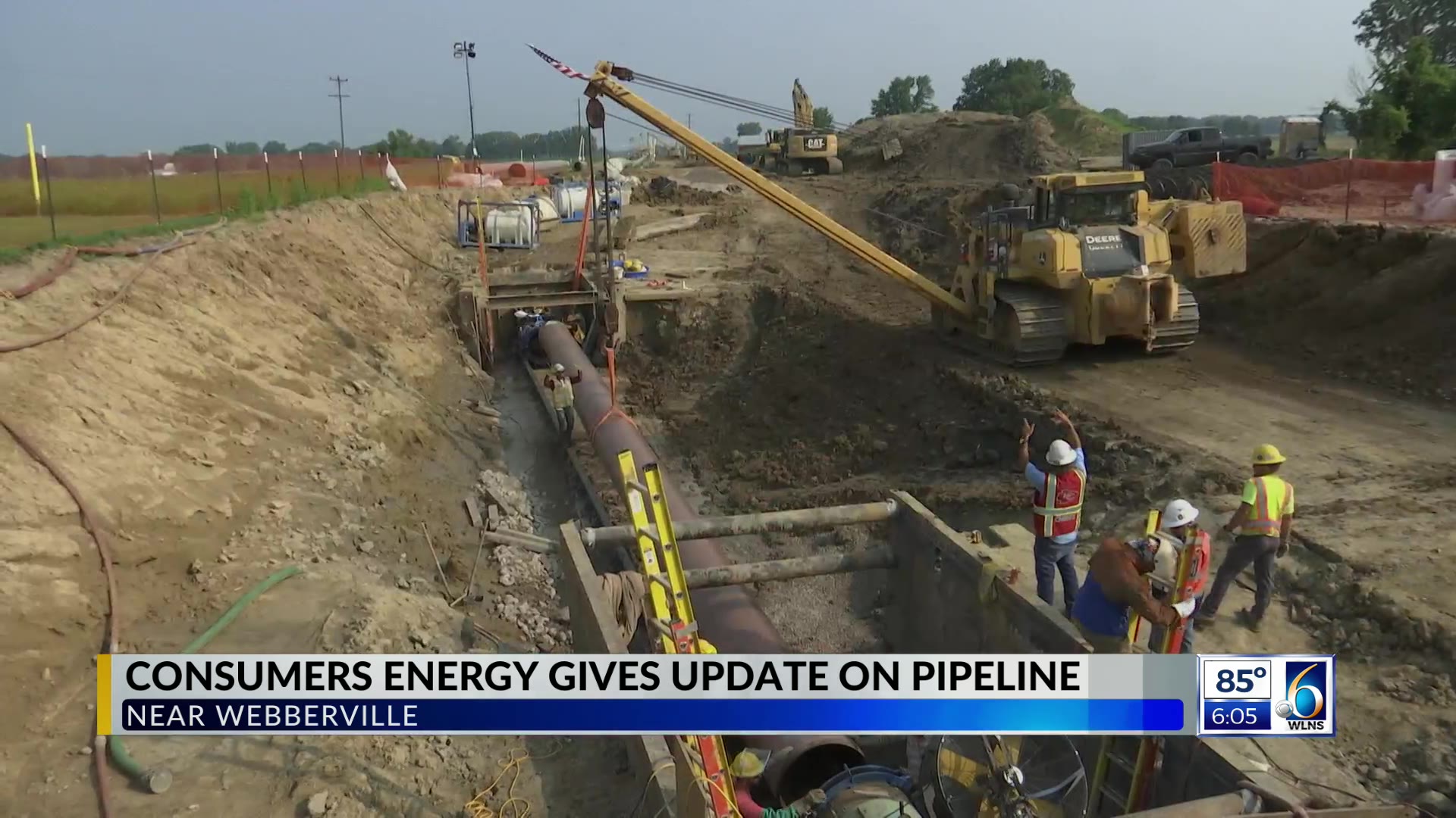 Crews race to finish 55mi gas pipeline before winter – WLNS 6 News