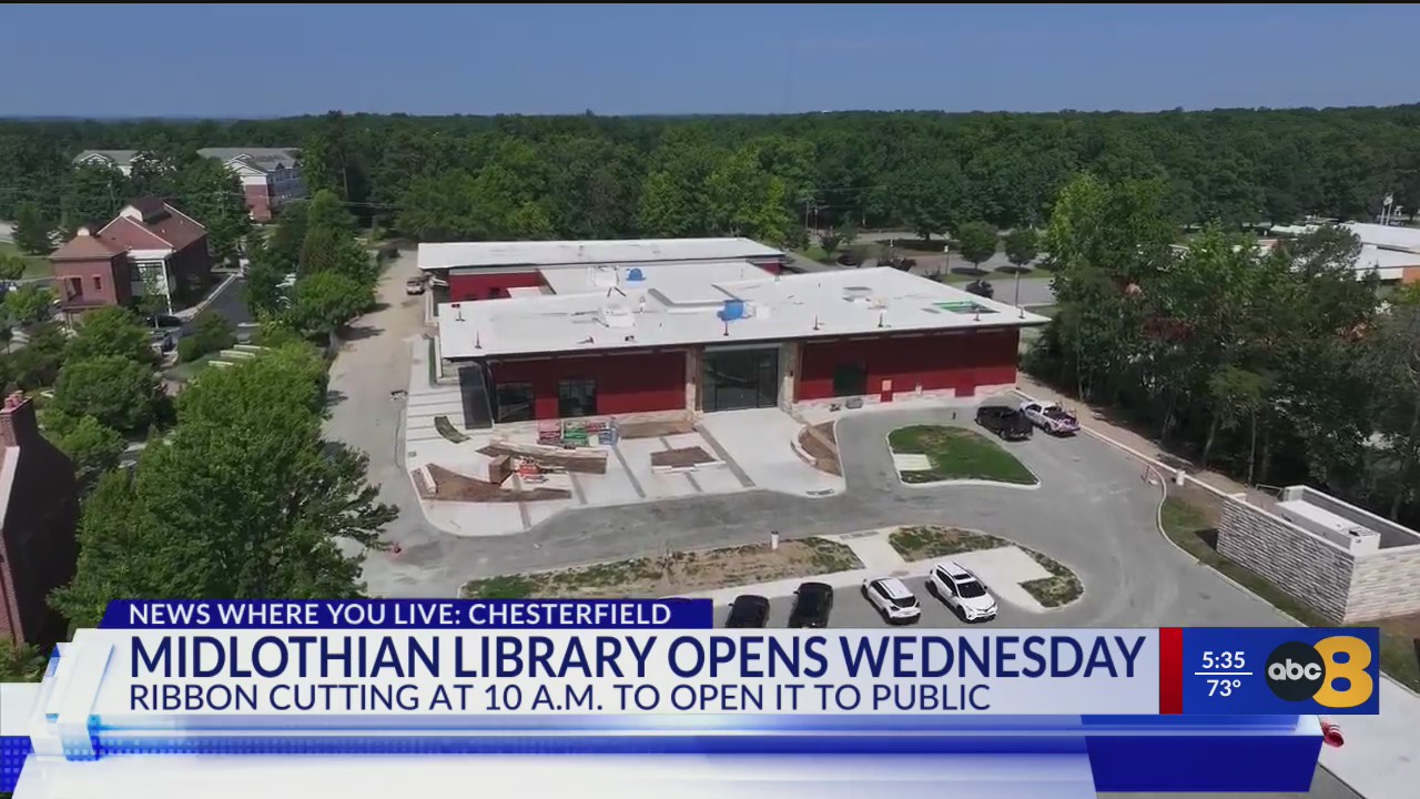 New Midlothian Library to open to public Wednesday – WRIC ABC 8News