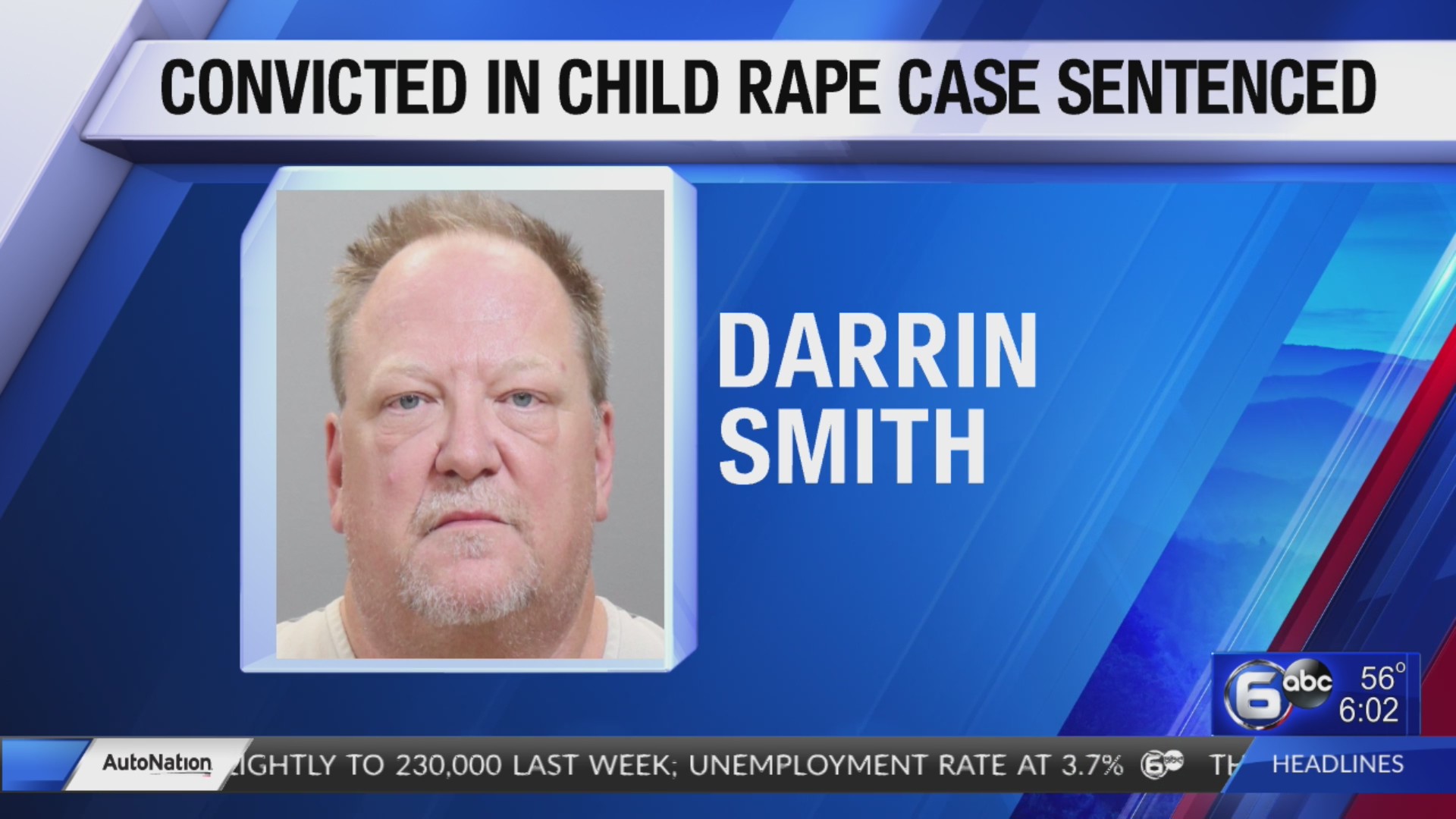 Man convicted in child rape case sentenced – WATE 6 On Your Side