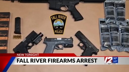 Man arrested in Fall River for possessing four illegal firearms – WPRI.com