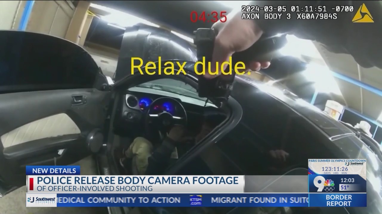EP Police release body-cam footage from officer-involved shooting – KTSM 9 News