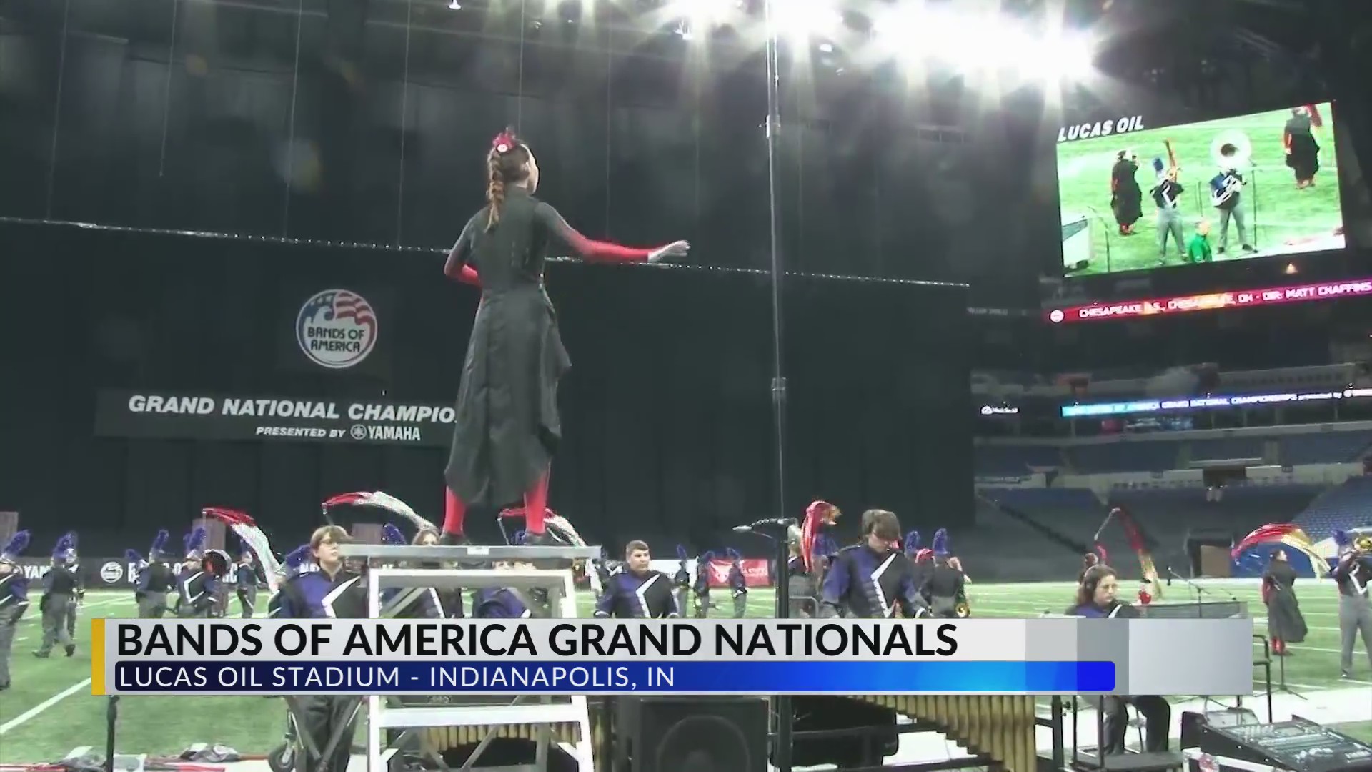 Chesapeake, Ohio HS Marching Band plays in Grand National competition ...