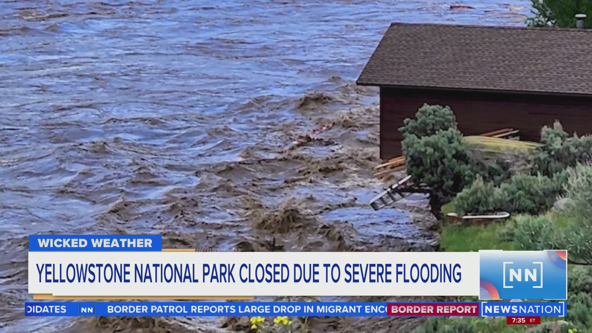 Yellowstone Park closed after historic floods | Morning in America ...