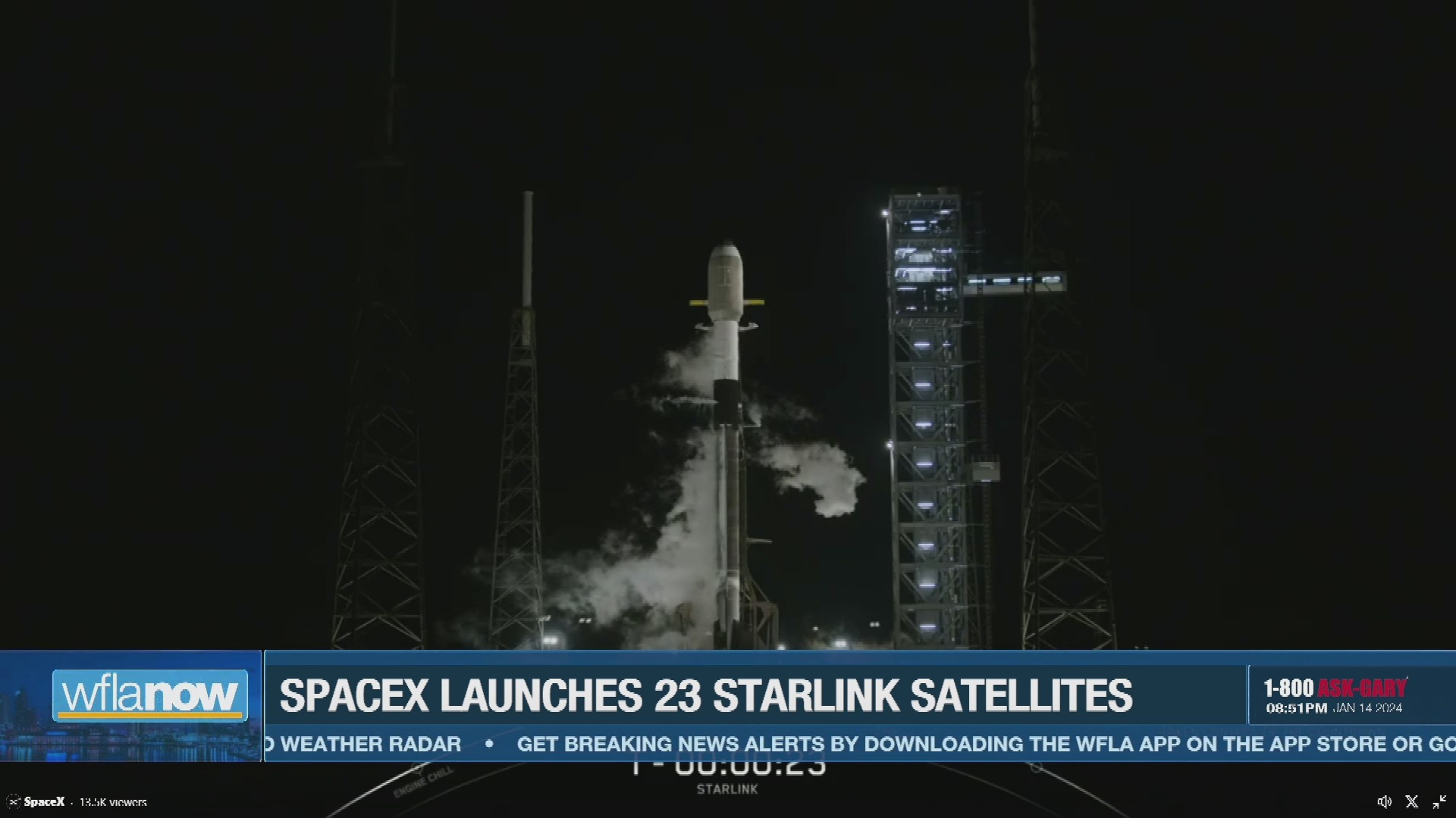 SpaceX launches 23 Starlink satellites from Florida – WFLA