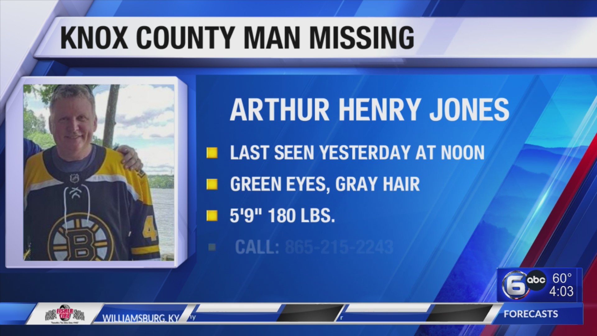 Knox County Man Missing – WATE 6 On Your Side