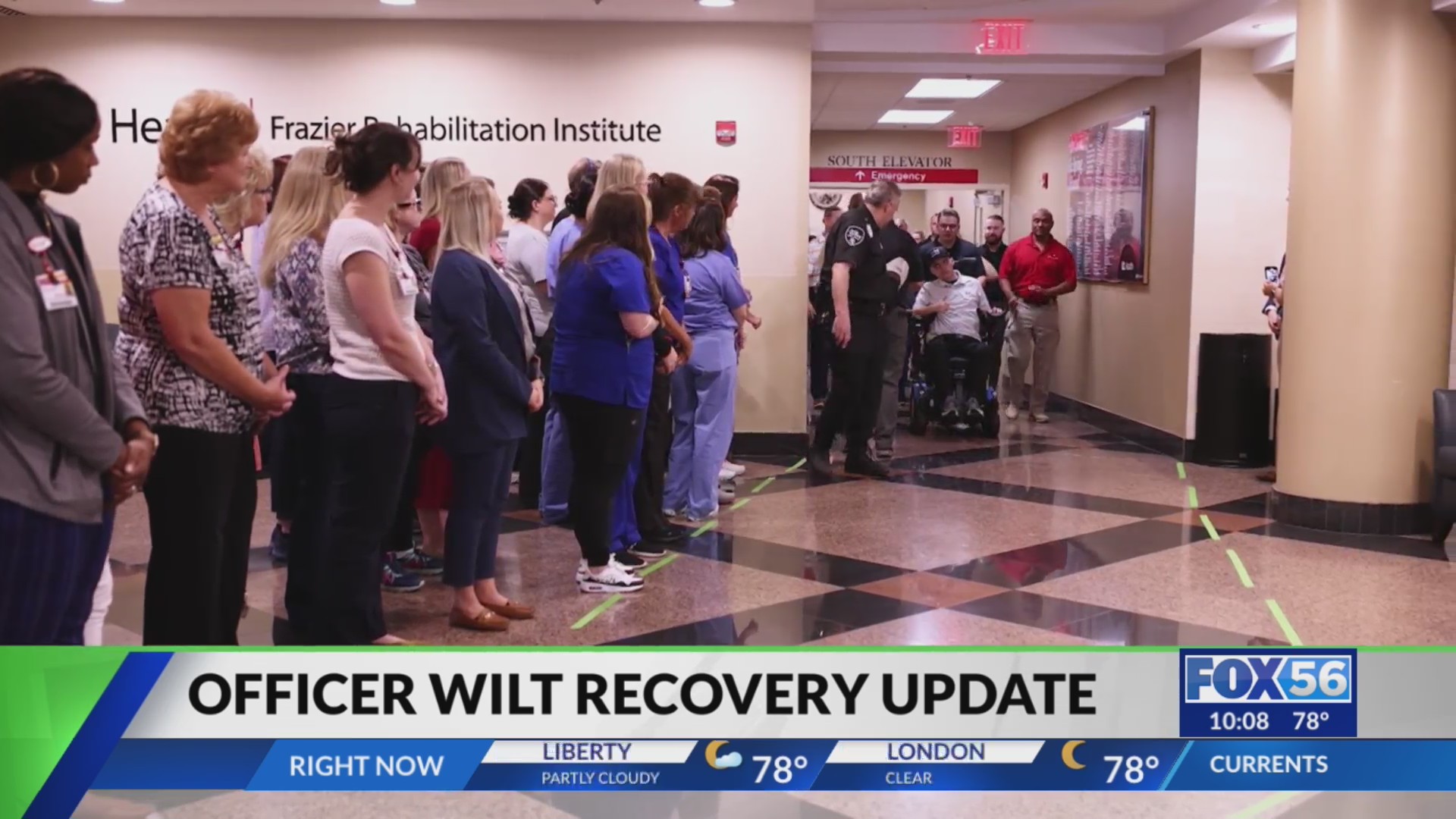 Officer Nick Wilt enjoying life back home, working toward recovery ...