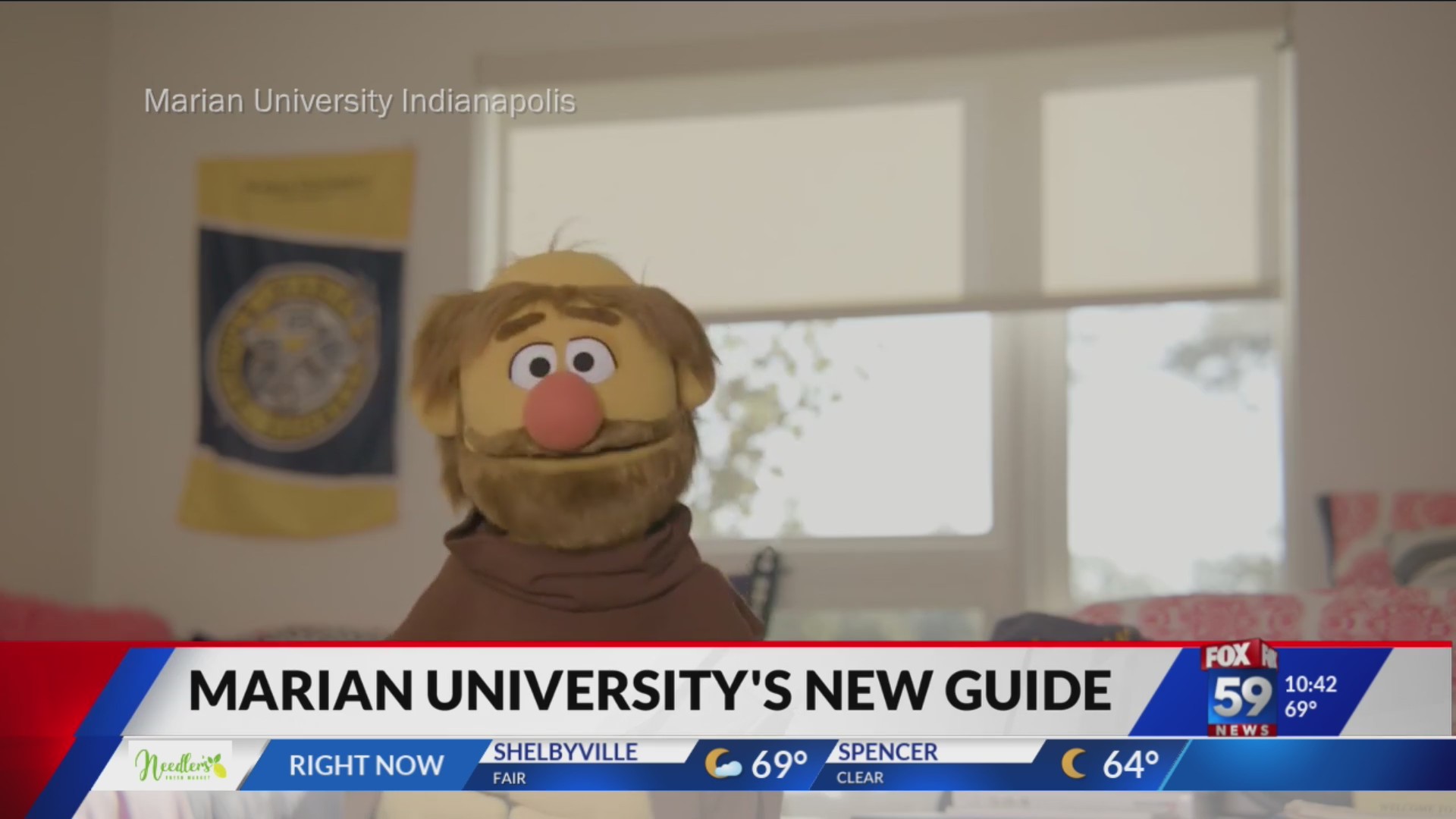 Meet ‘Little Frank’: Marian University’s new college guide – Fox 59