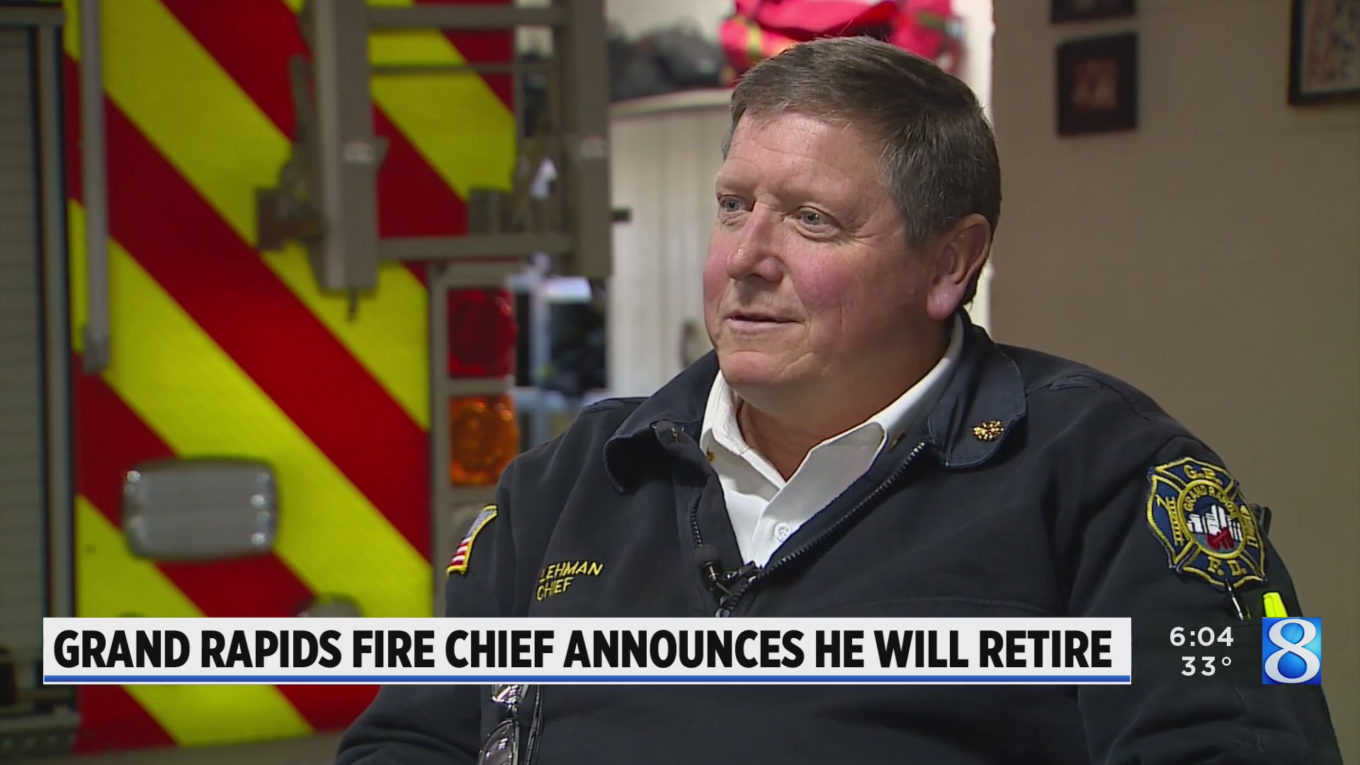 Grand Rapids fire chief to retire next spring – WOODTV.com