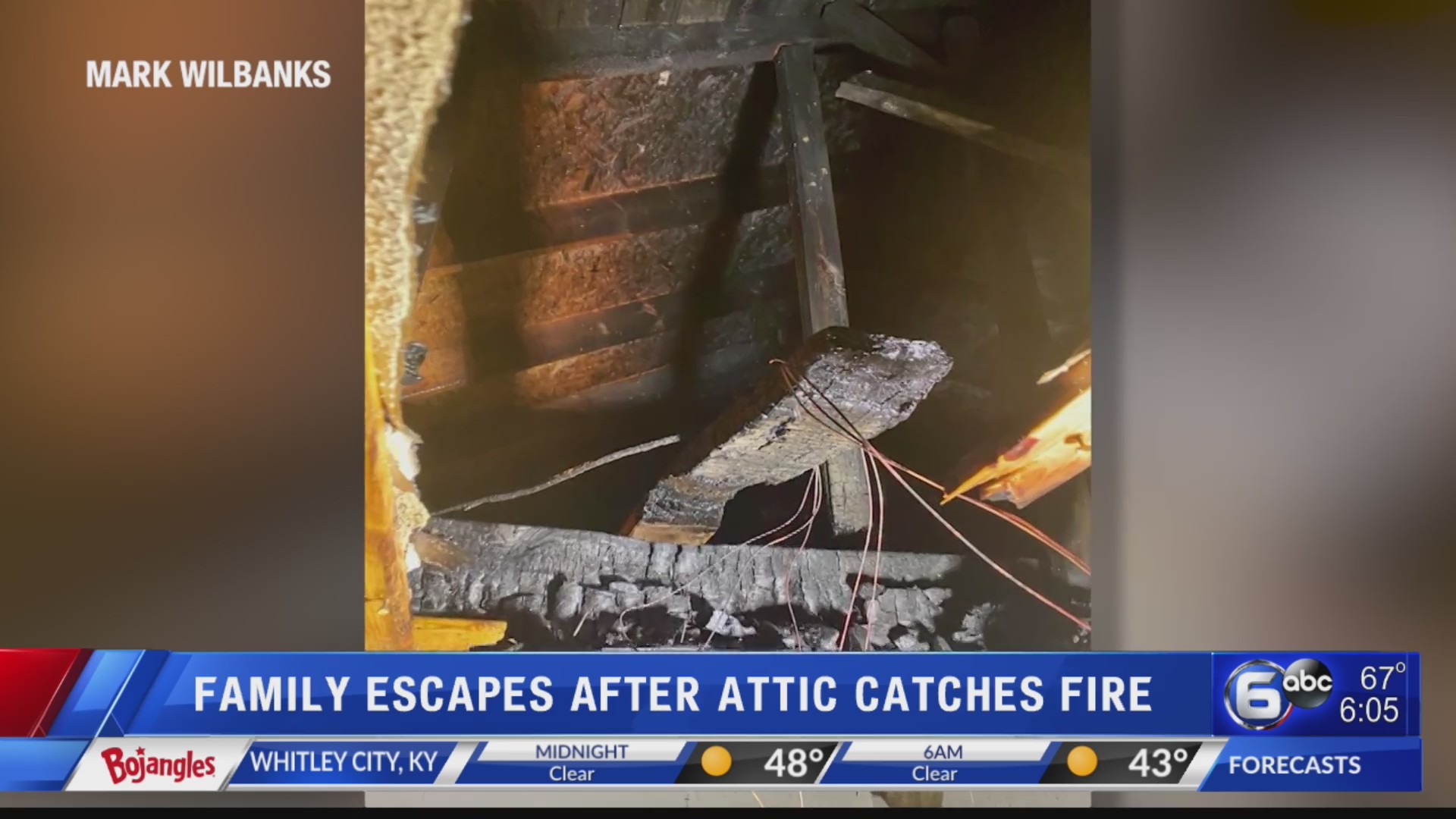 Family escapes after attic catches fire – WATE 6 On Your Side