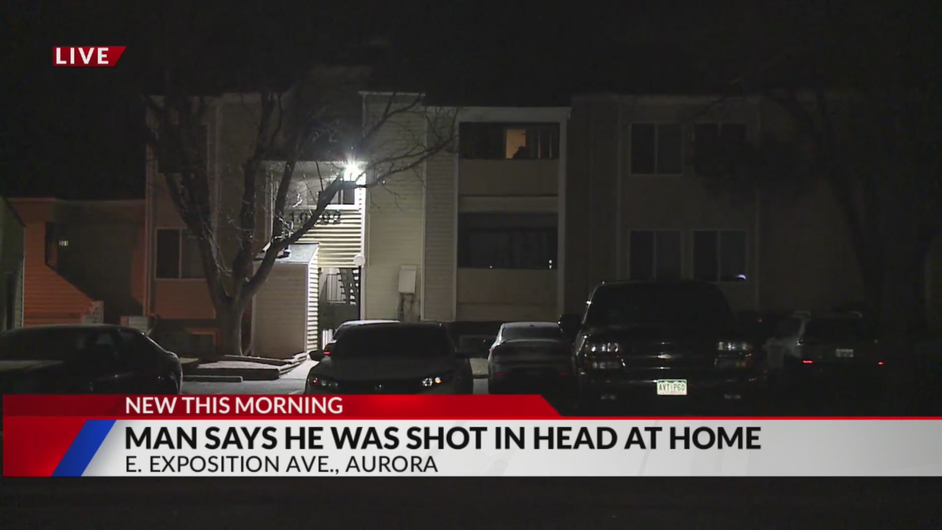 Man says he was shot by bullet that entered apartment – FOX31 Denver