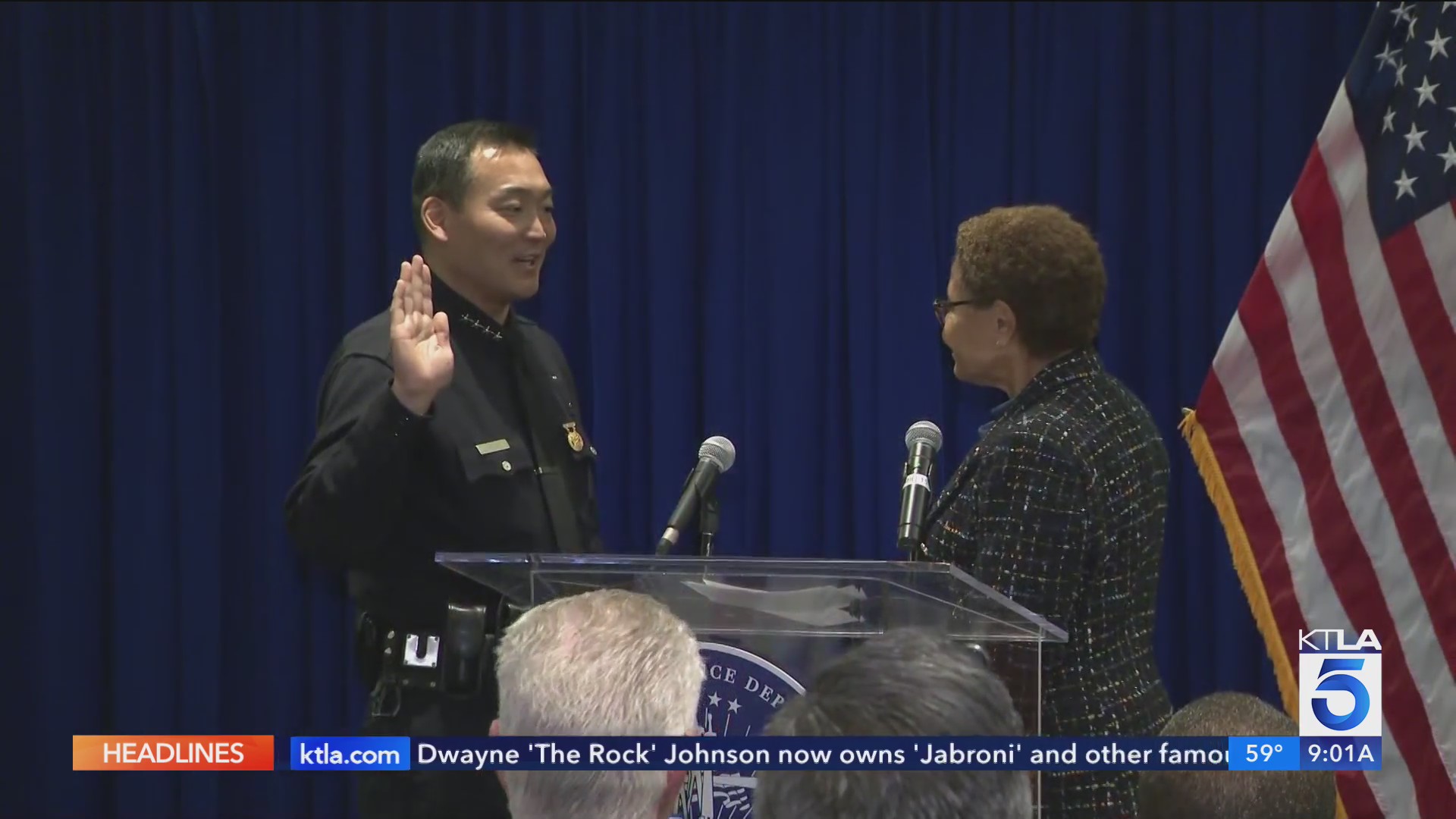 Dominic Choi sworn in as LAPD interim chief – KTLA