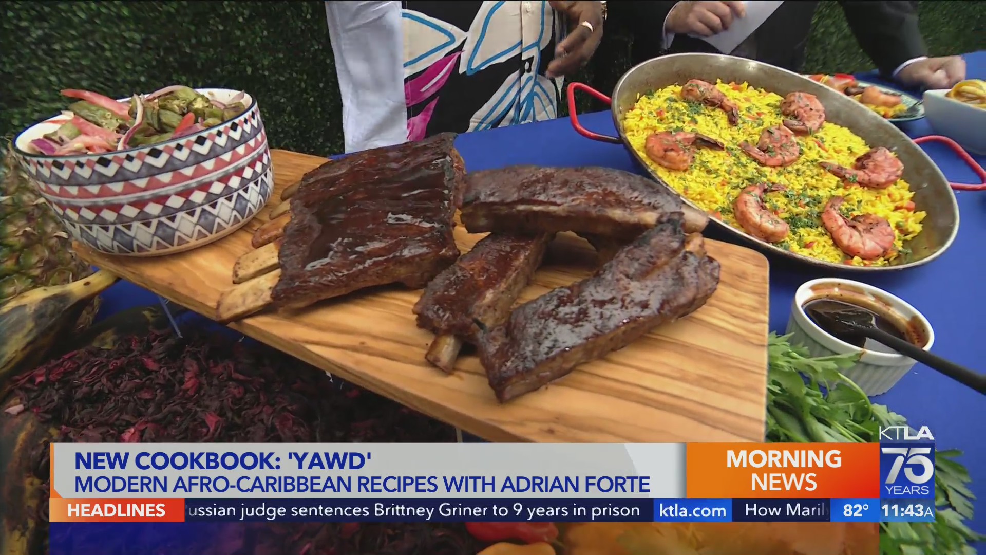 Adrian Forte shares recipes from new cookbook – KTLA