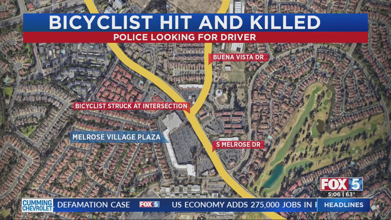 Bicyclist killed in North County hit-and-run – FOX 5 San Diego & KUSI News