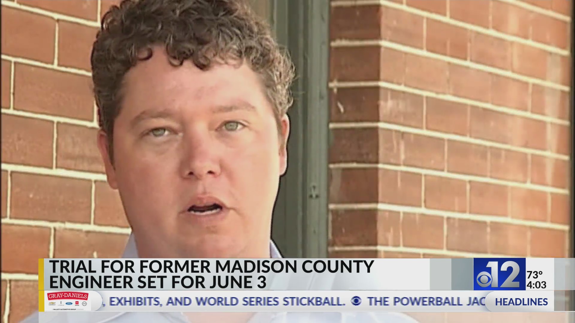 Trial for former Madison County engineer set for June 3 – WJTV