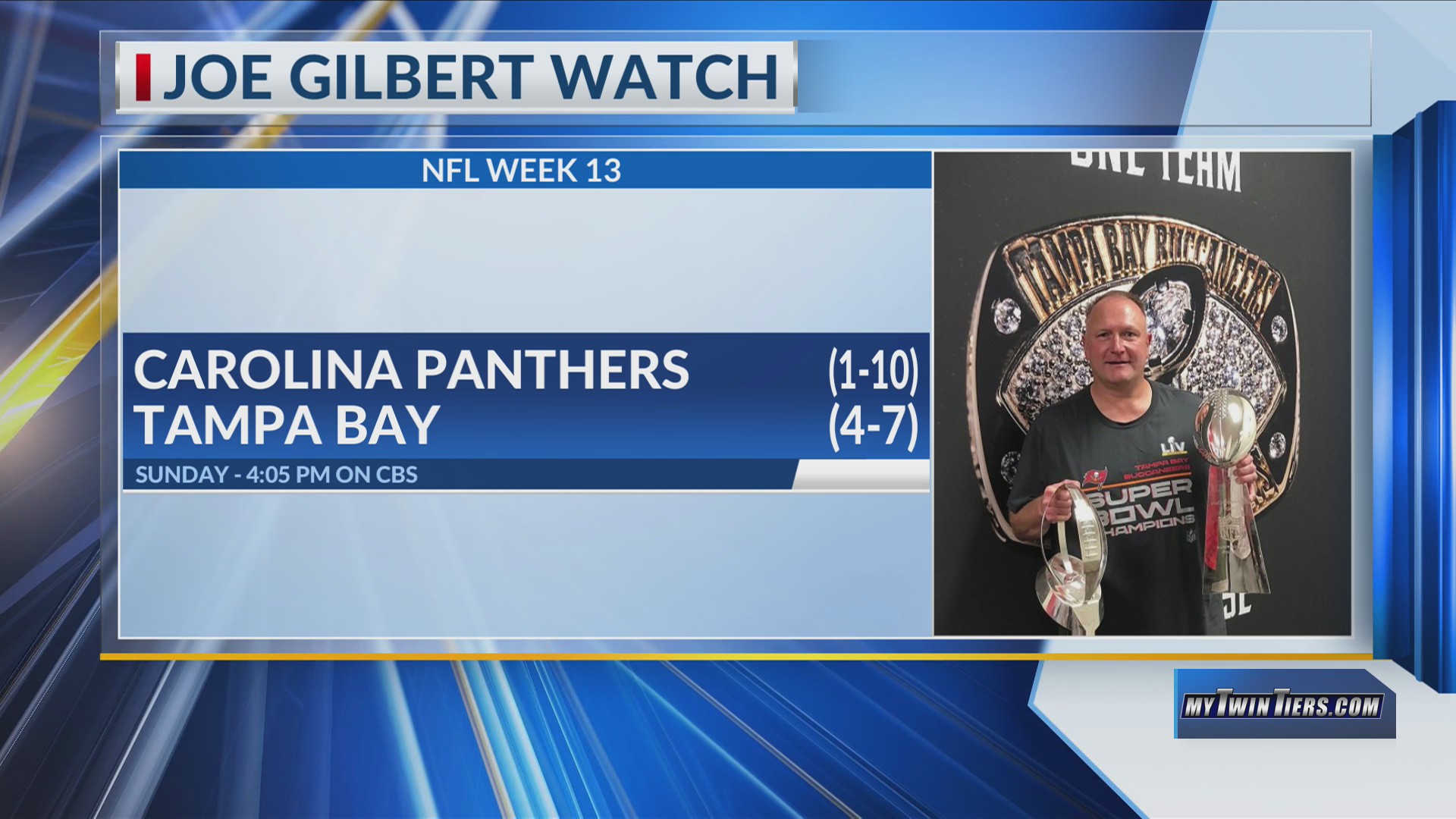 Joe Gilbert Watch – Panthers week – WETM – MyTwinTiers.com