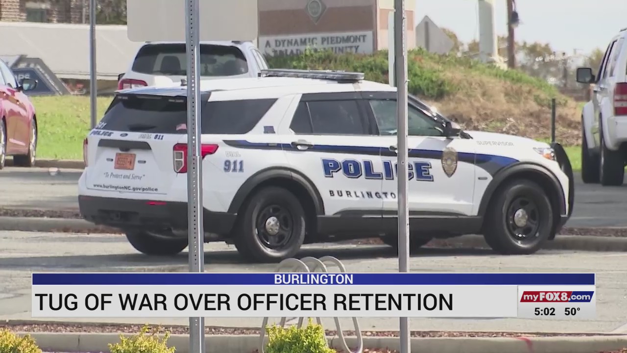 Burlington Police Department struggles with officer retention – FOX8 WGHP