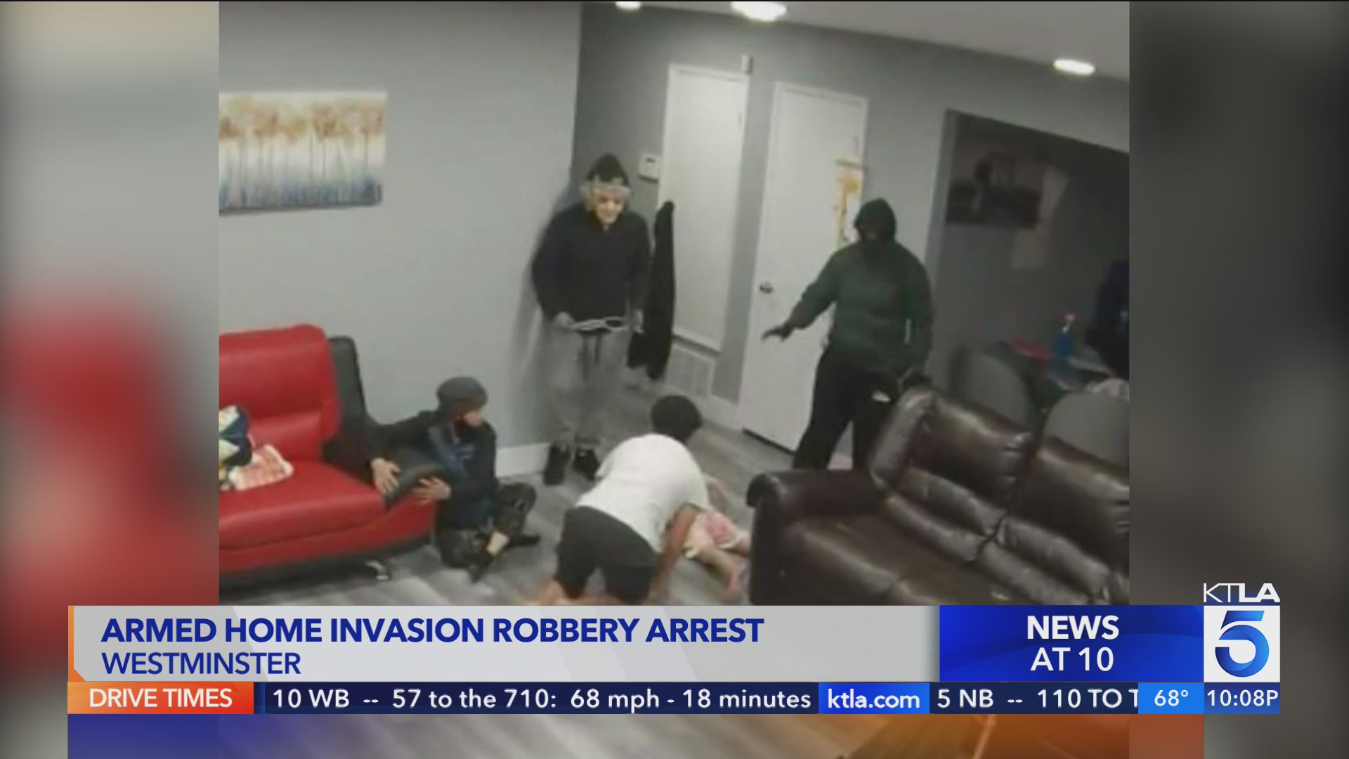 Family tied up, held at gunpoint during Orange County home invasion – KTLA