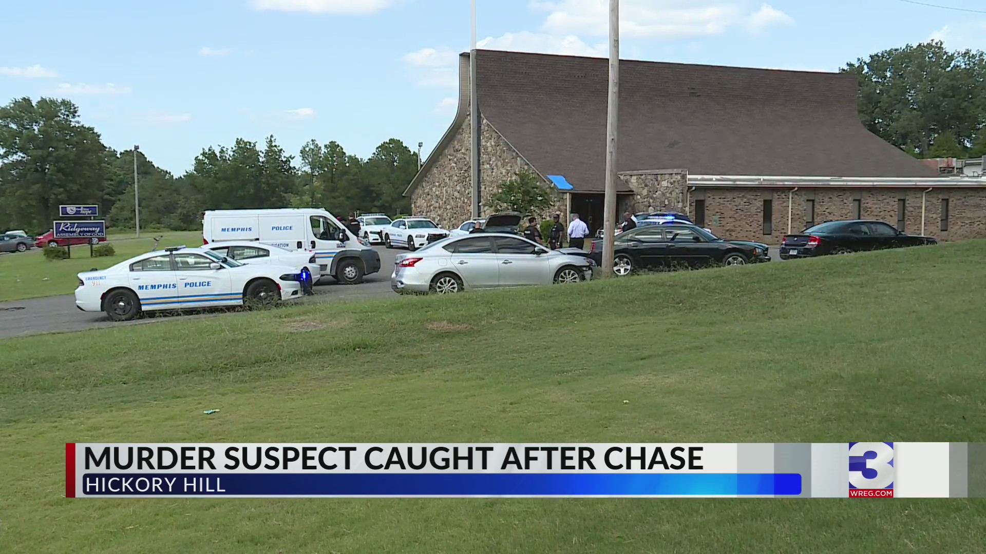 Homicide suspect caught after crash at Memphis church identified – WREG.com