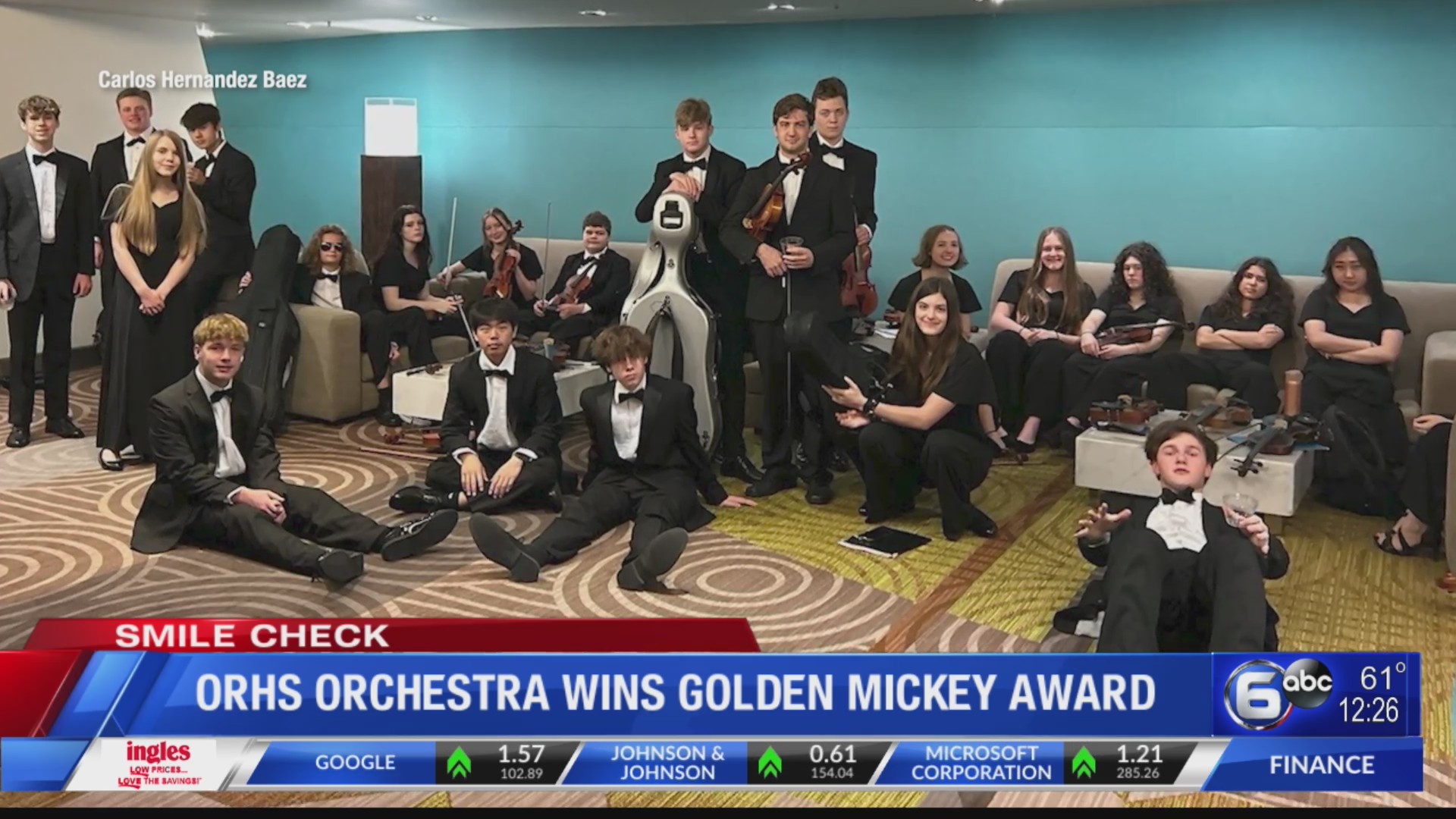 Oak Ridge High School orchestra wins Golden Mickey award – WATE 6 On ...