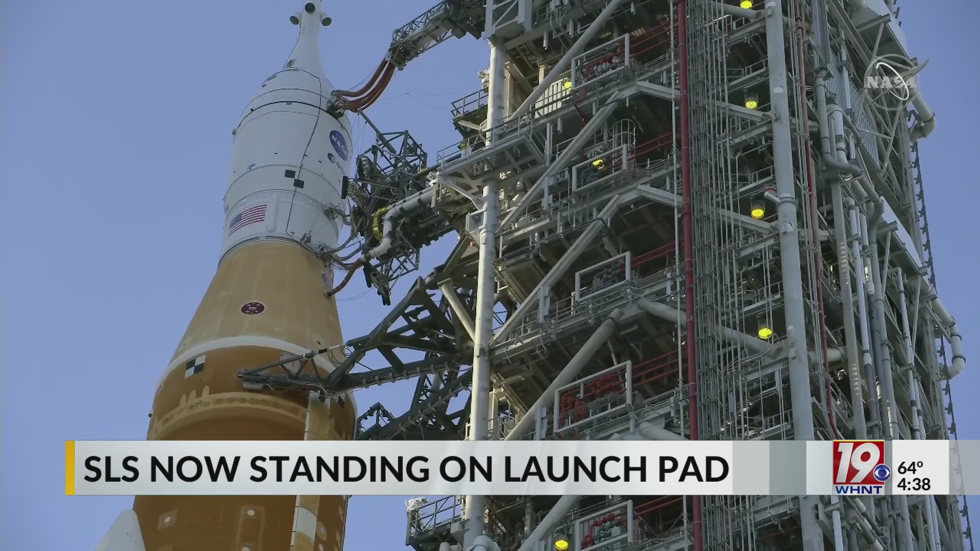 SLS Rocket Rollout Update – WHNT.com