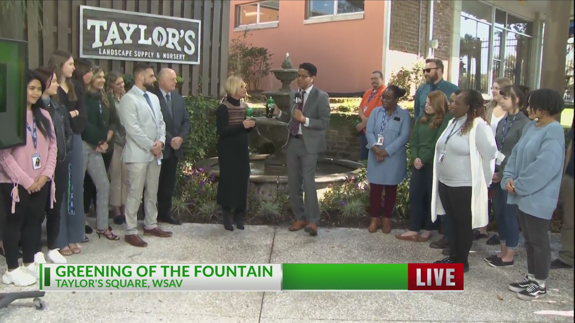 WSAV’s Greening of the Fountain – WSAV-TV