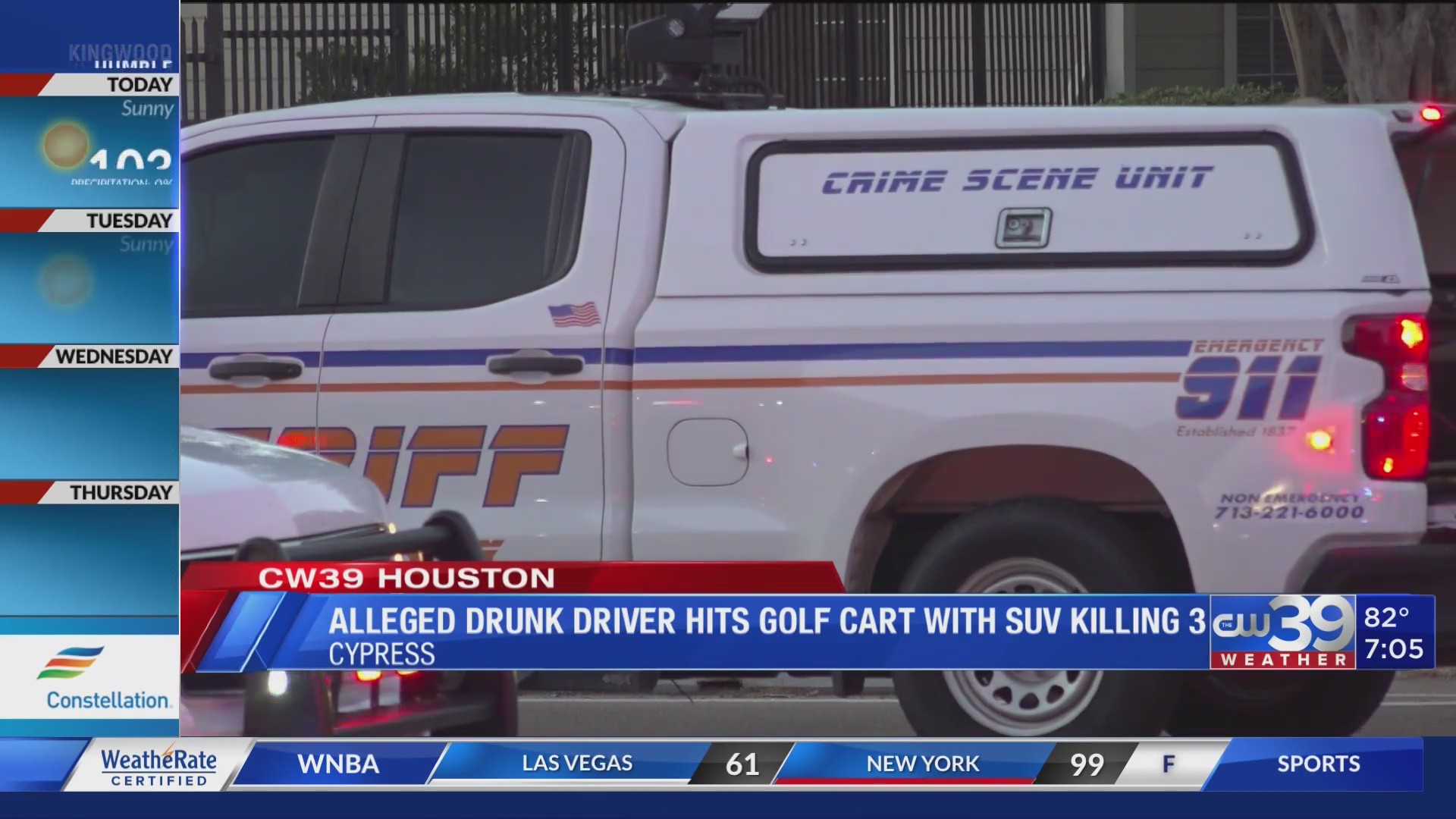 HCSO: 3 dead after SUV crashes into golf cart in Cypress | CW39 HOUSTON ...