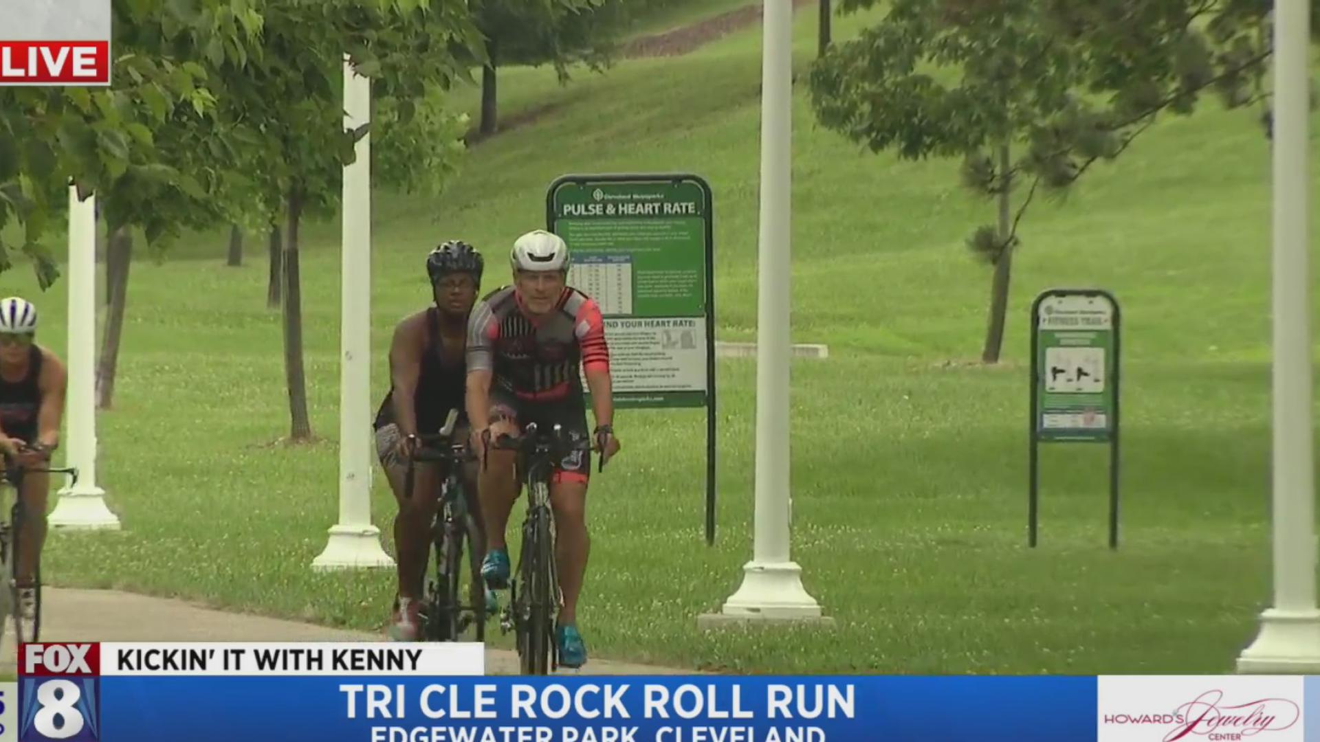 Warming up for the Tri CLE Rock Roll Run – Fox 8 Cleveland WJW