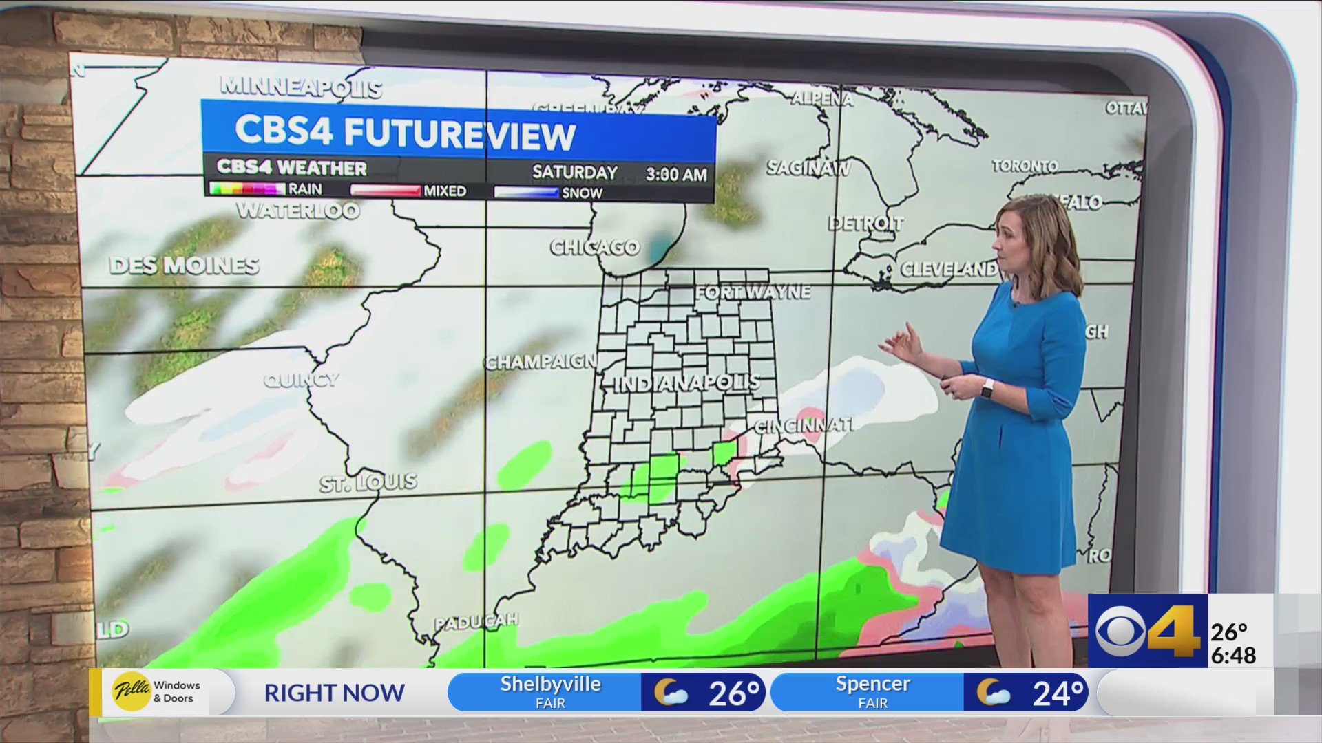 Seasonally cold with a few flurries possible late – WTTV CBS4Indy