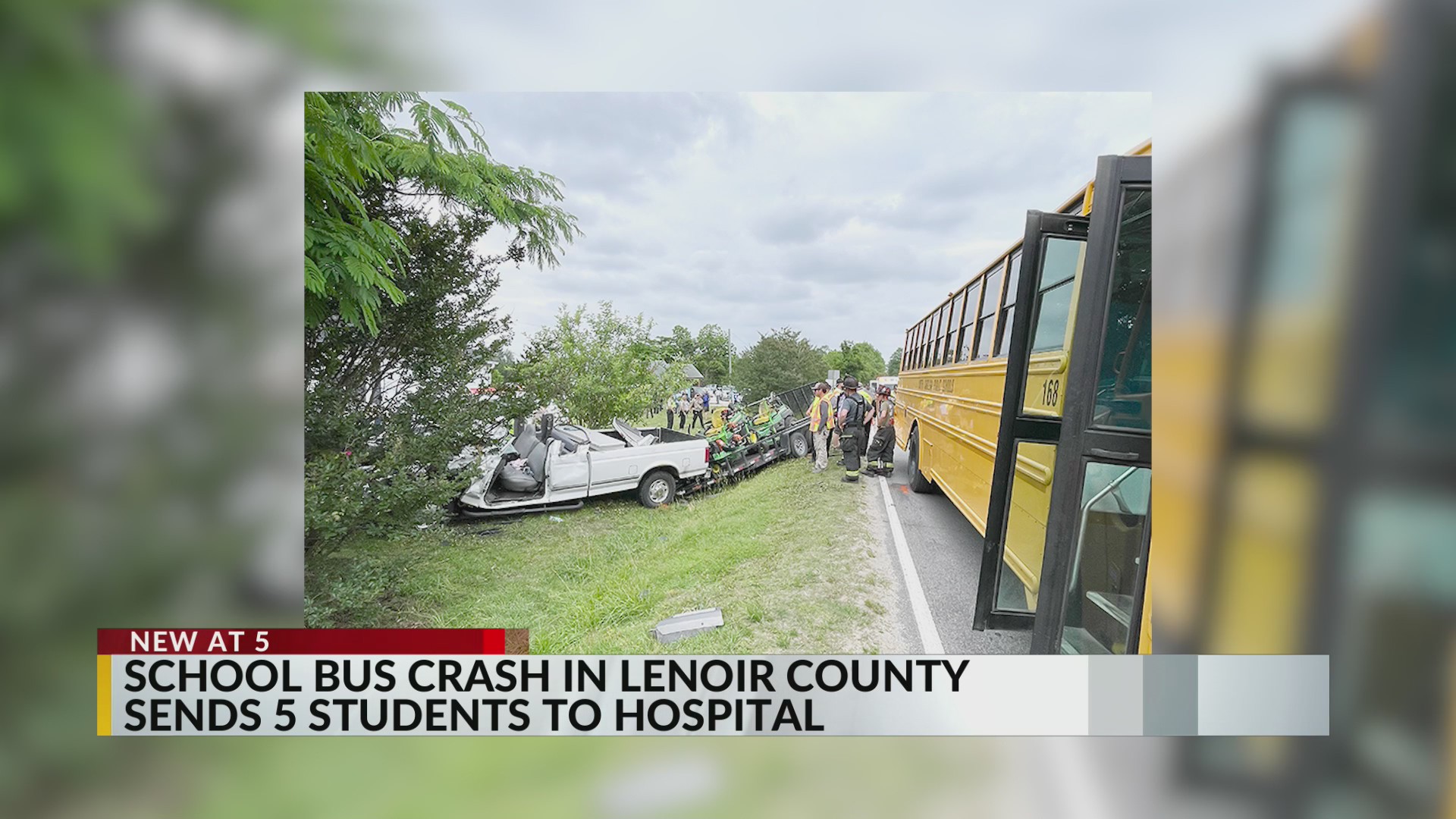 Driver of pickup truck, five students on Lenoir County school bus ...