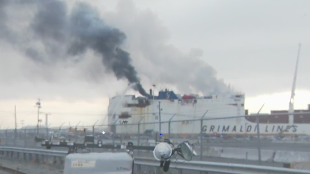 Deadly cargo ship fire still burning at New Jersey port – PIX11