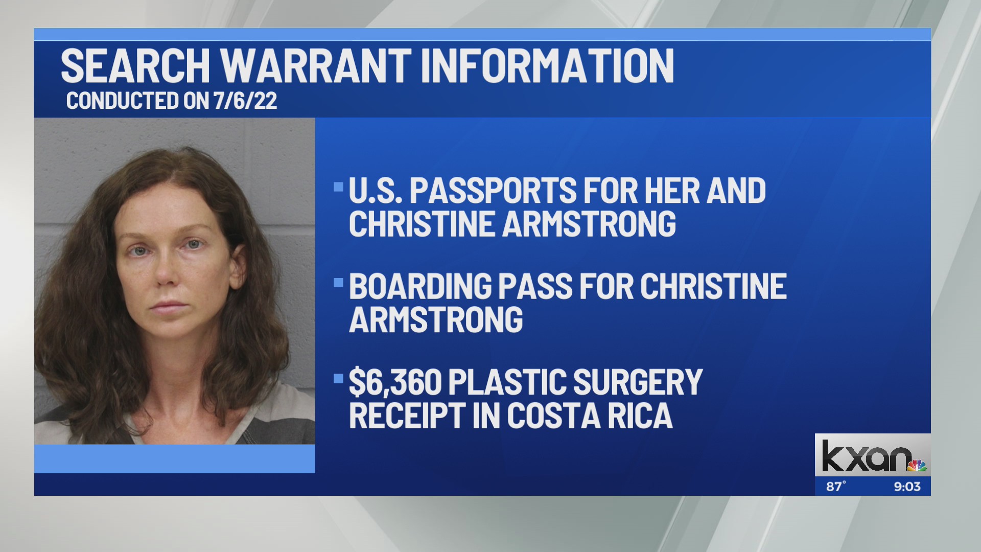 Search warrant: Kaitlin Armstrong had $6k plastic surgery receipt from ...