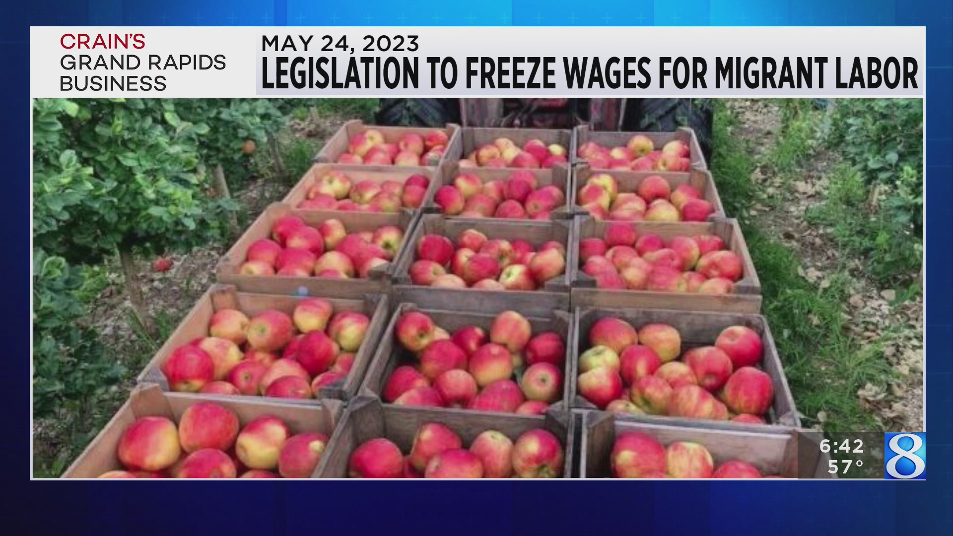 Legislation to freeze wages for migrant labor – WOODTV.com