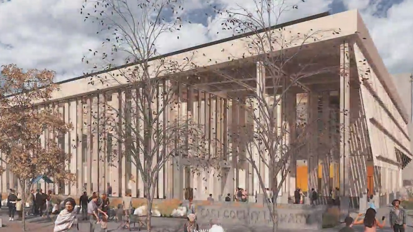 MultCo’s 95,000-square-foot East County Library is underway – KOIN.com