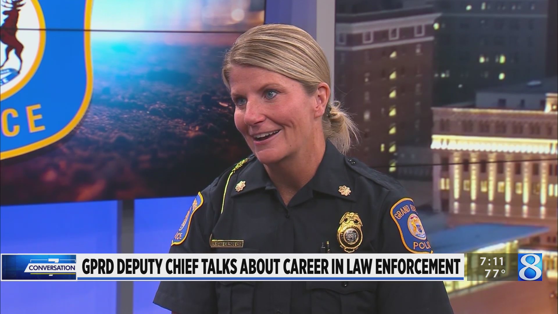 GRPD first female deputy chief balances career, family – WOODTV.com