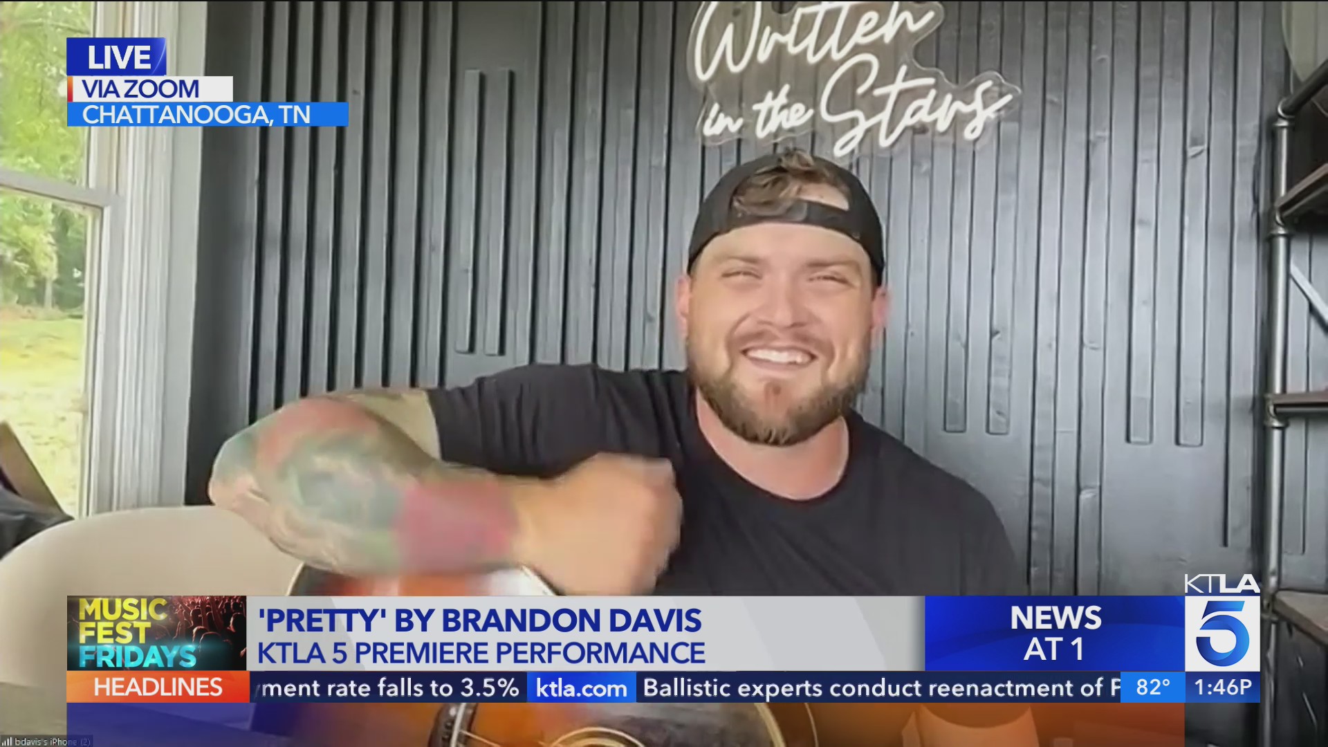 Music Fest Fridays: Brandon Davis performs ‘Pretty’ – KTLA