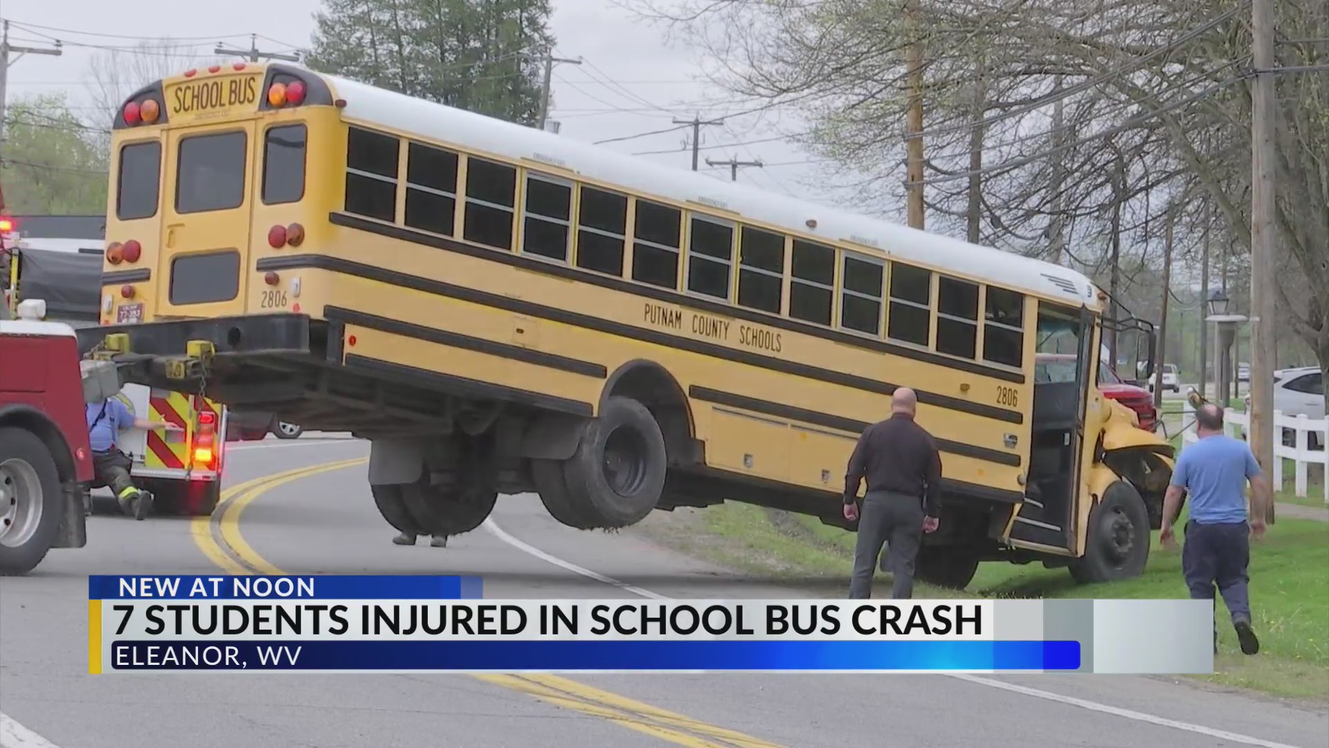 7 students, driver taken to hospital after Putnam County School bus ...