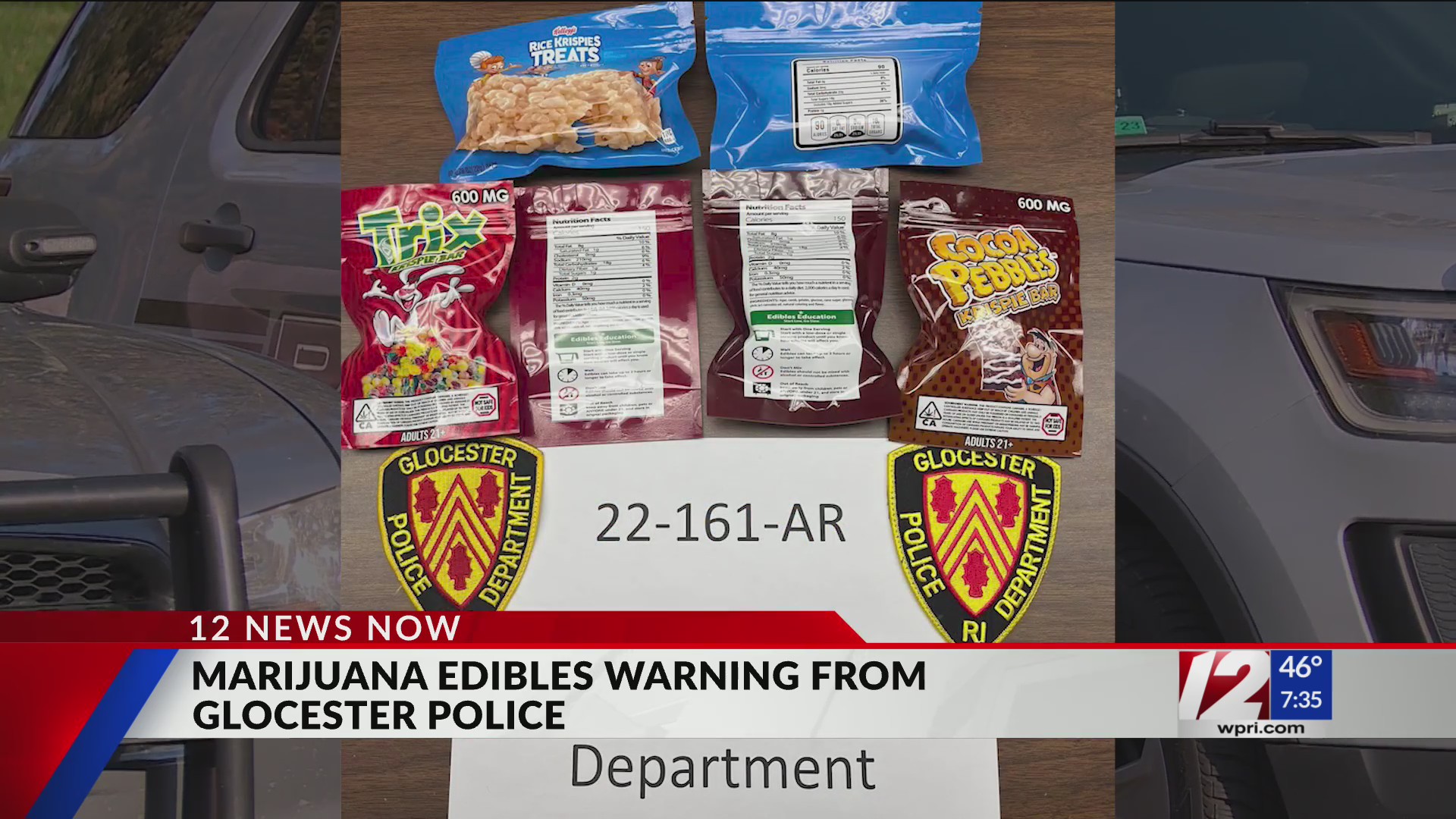 Police find 200+ edibles during Glocester traffic stop – WPRI.com