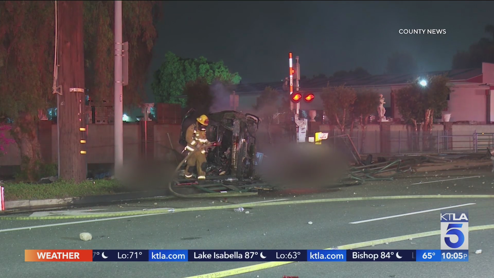 3 killed, 4 hurt in Orange car crash – KTLA